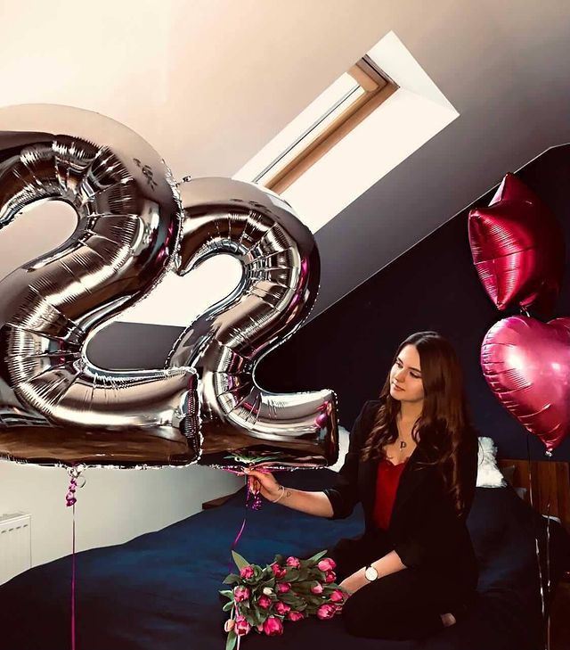 22nd birthday silver balloons | Scrolller