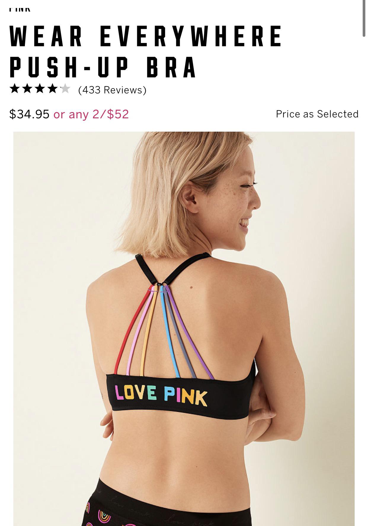 $25 Pink bras email with coupon code | Scrolller