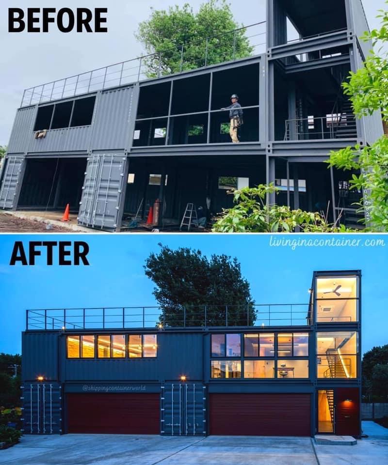 2500 Sqft Container House made with 11 Shipping Containers | Scrolller