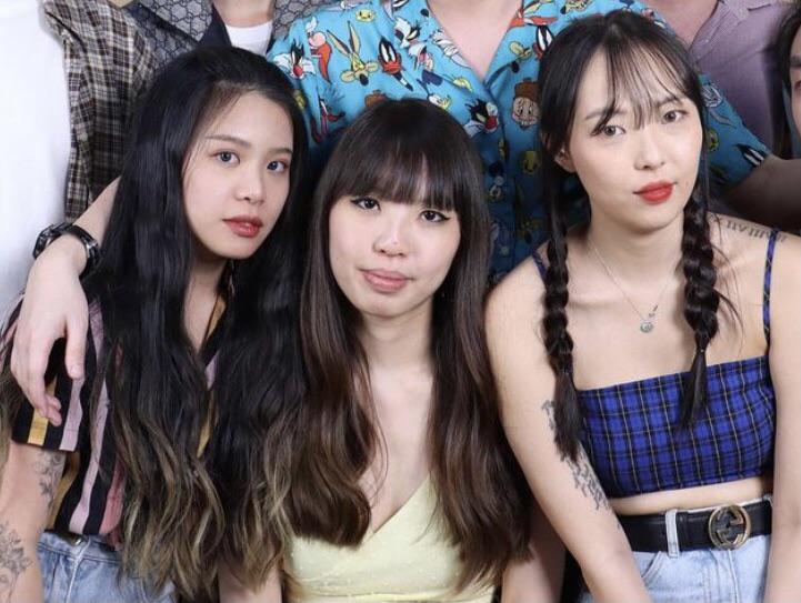 3 Asians with long hair and big eyes | Scrolller