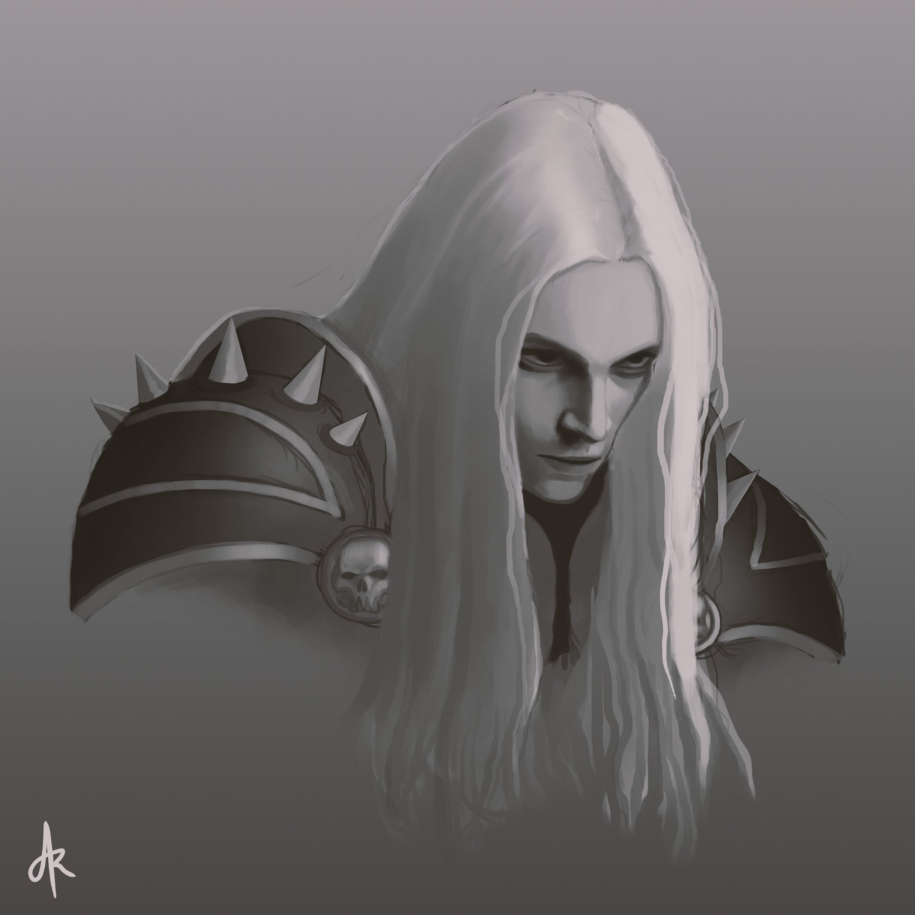 3 hour sketch of Arthas by @lordsheogorath1 on twitter | Scrolller