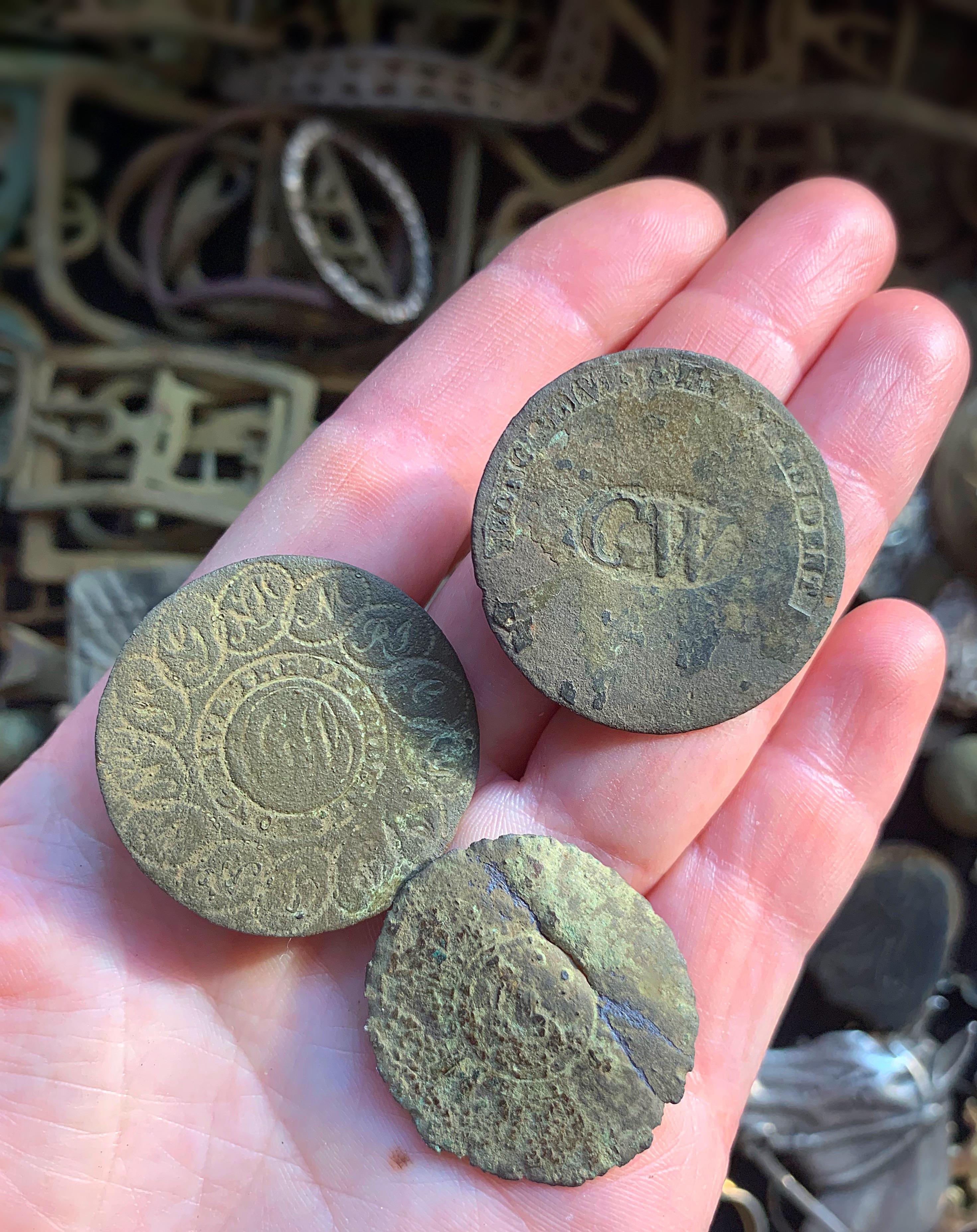 3 Inaugural George Washington buttons in 4 years of detecting! Can’t ...