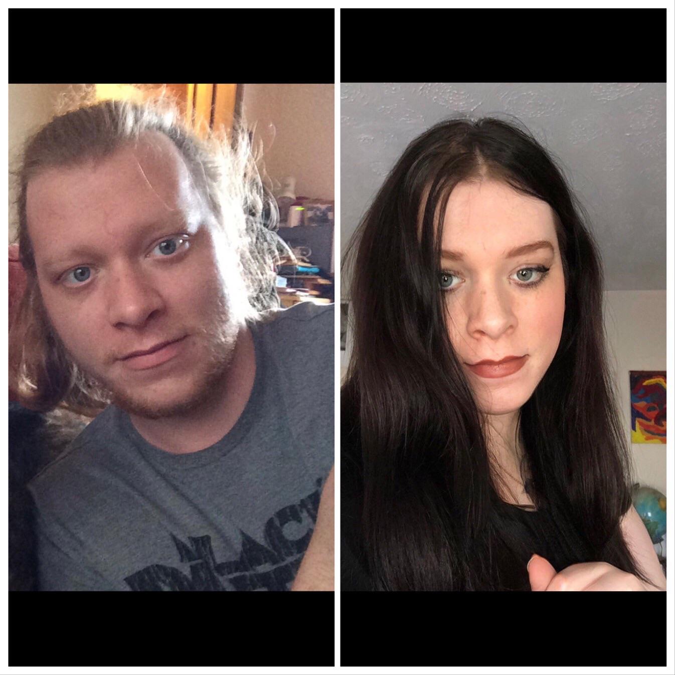 3 year difference, started hrt sep 2019. Feel pretty good today x | Scrolller