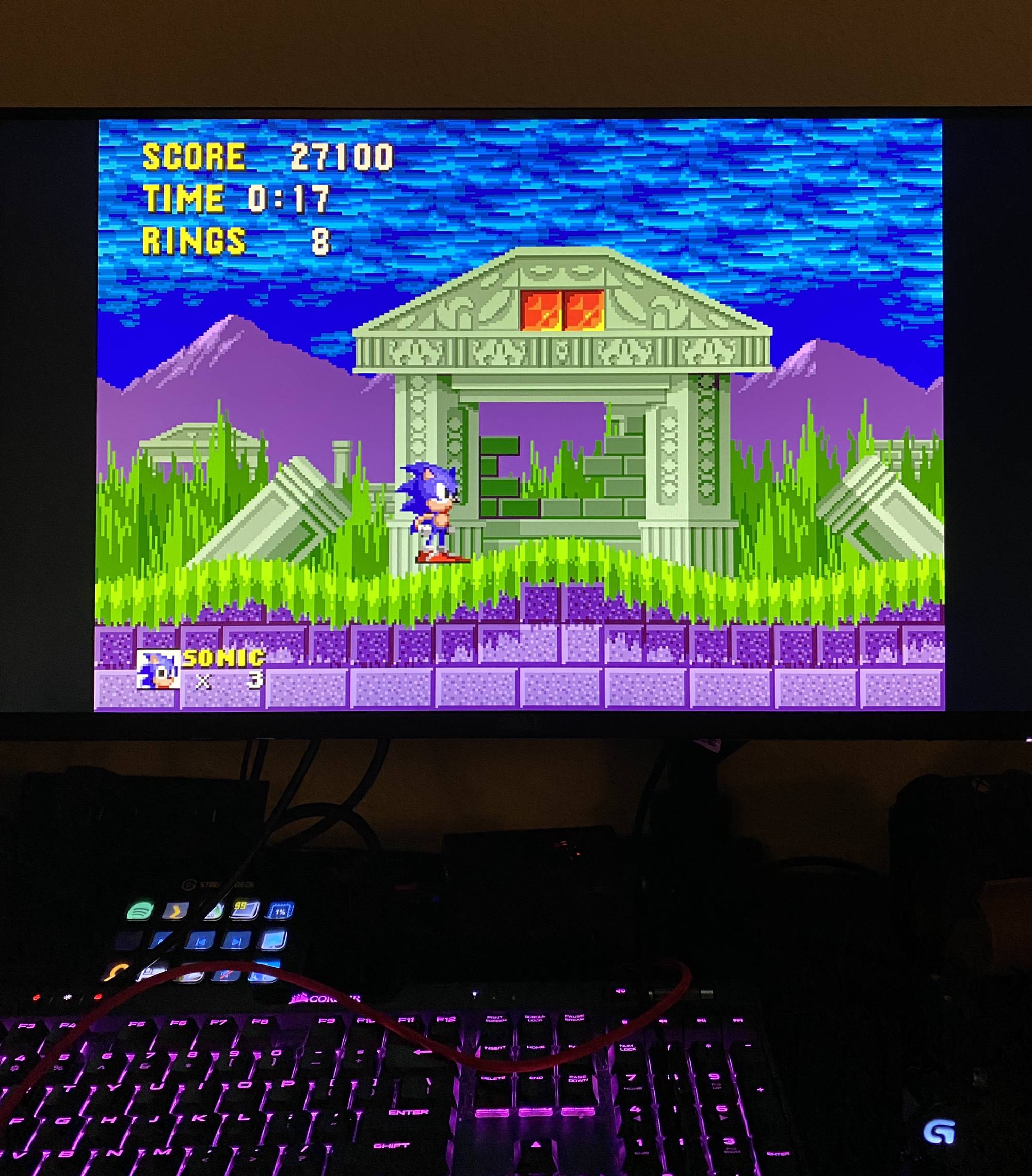 30 years later it dawned on me that “Marble Zone” from Sonic is essentially the same setting as ...