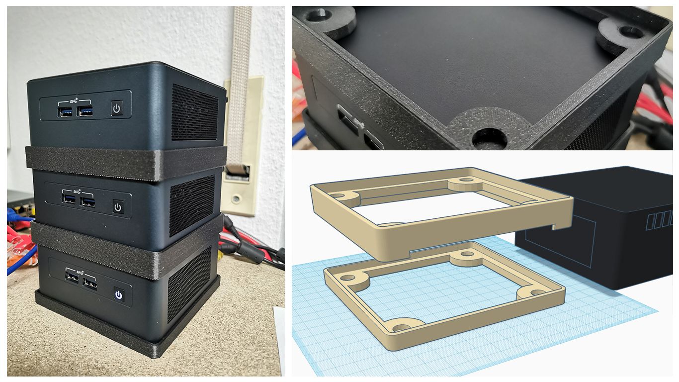 [3D Print] NUC11 Stackable Rack | Scrolller