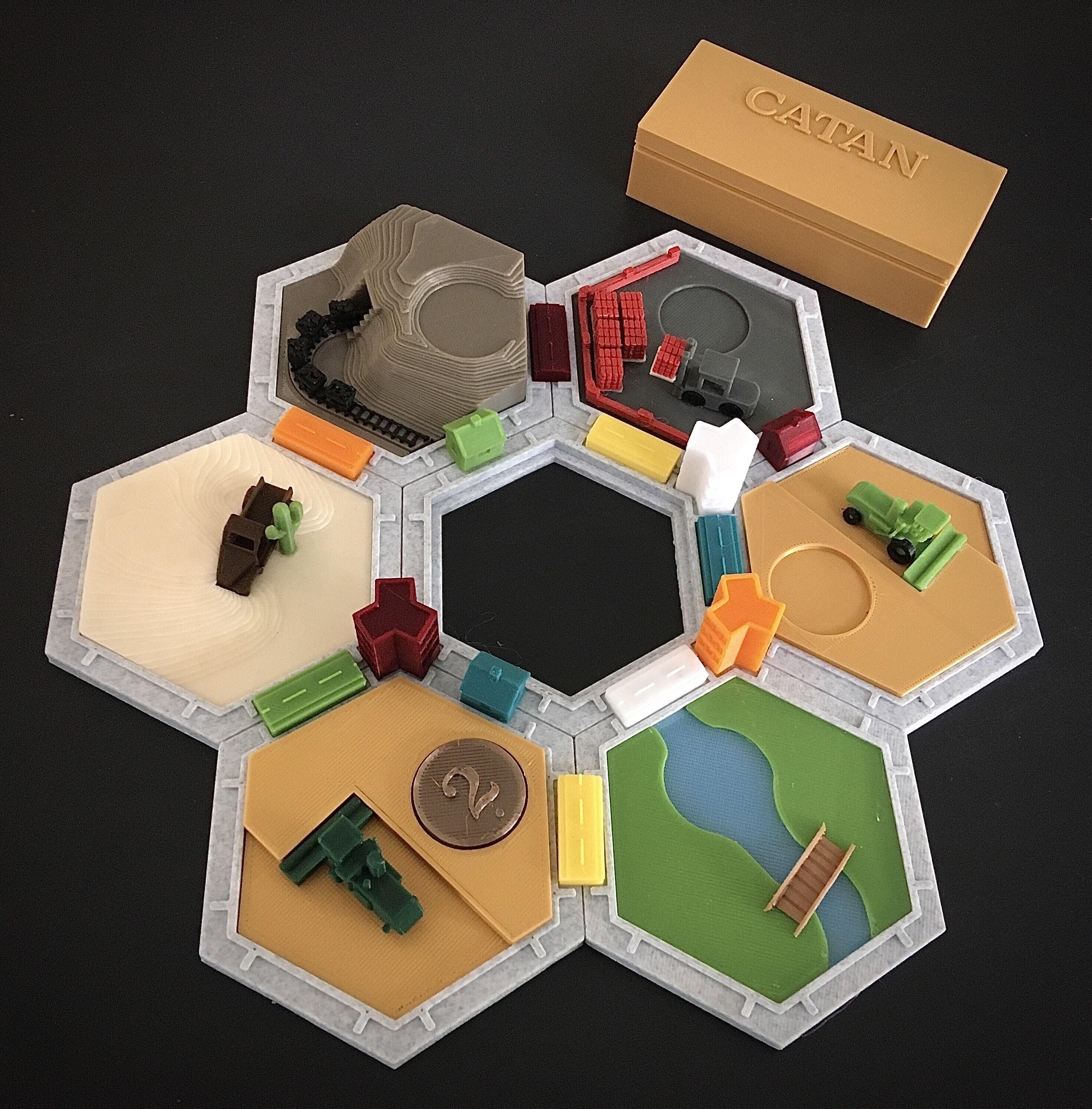 3D Printed Settlers of Catan Game, in the making. | Scrolller