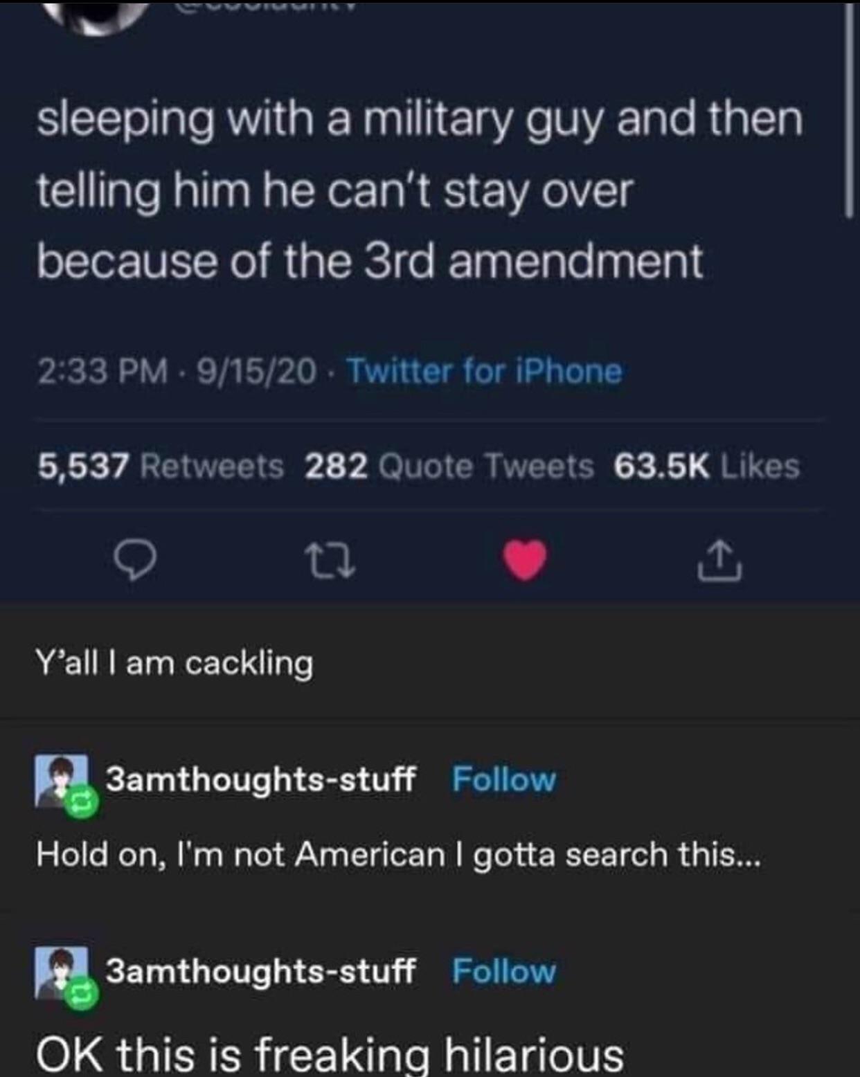 3rd amendment | Scrolller