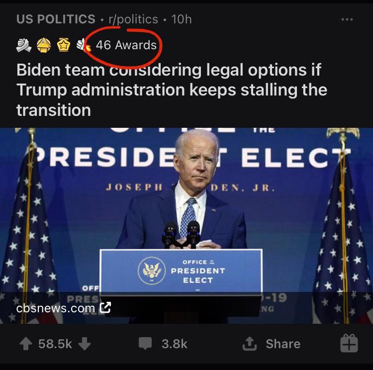 46 awards for #46 | Scrolller