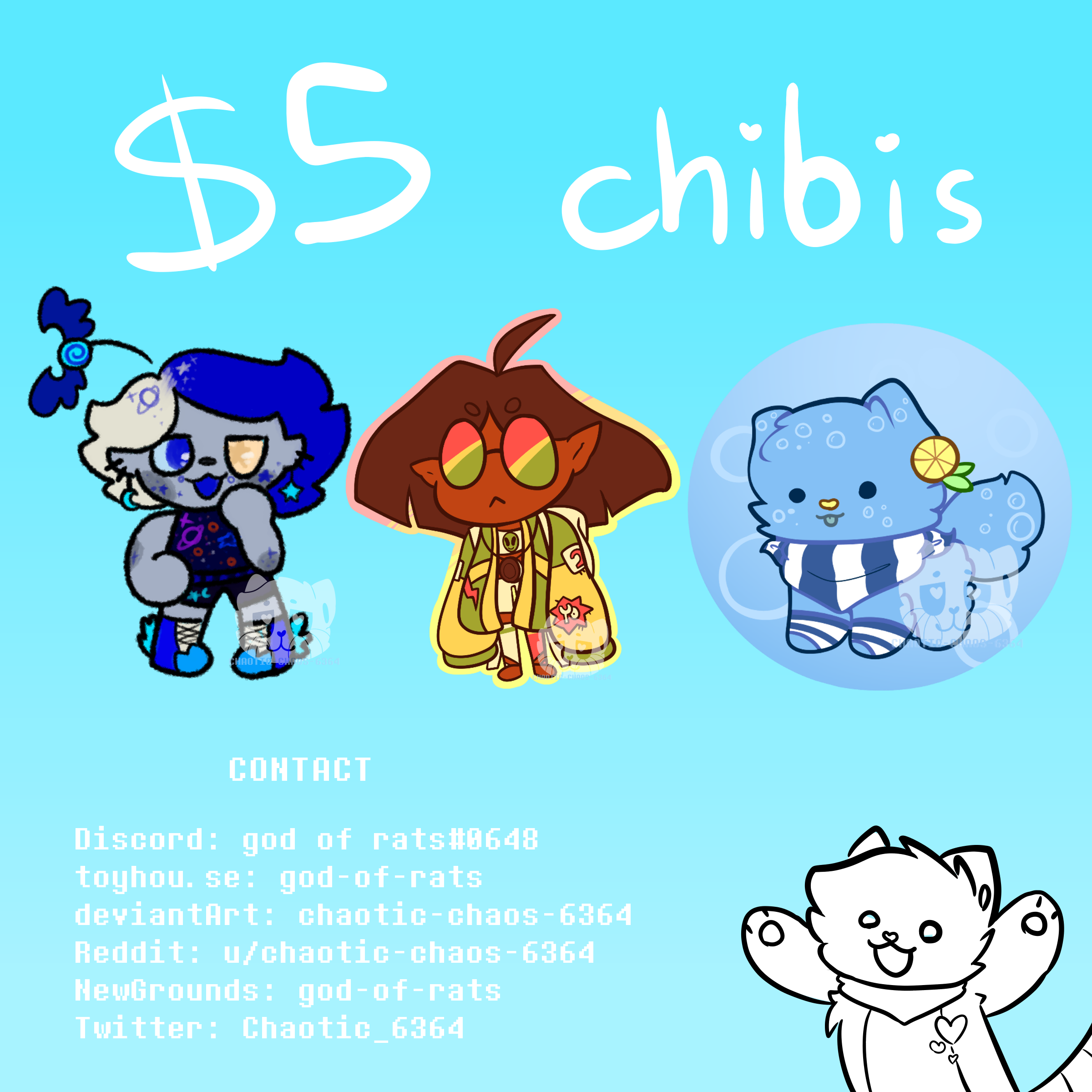 $5 chibi comms are open :3 | Scrolller