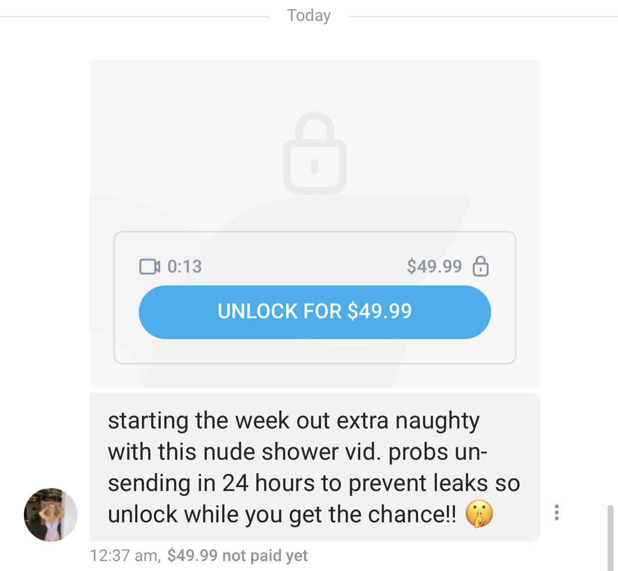 50$ for 13 seconds | Scrolller