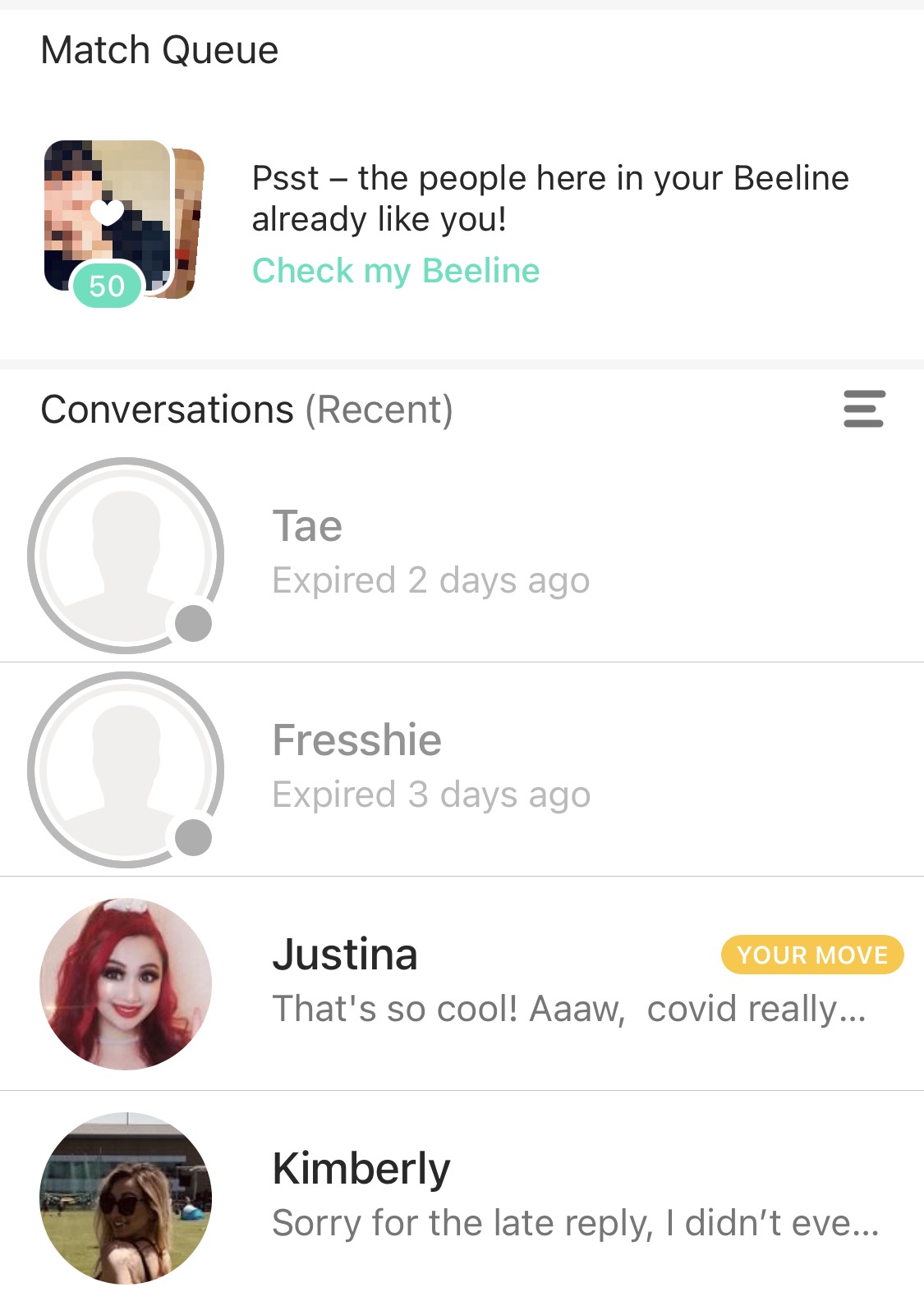 50+ in match queue but no matches or “missed matches” at all. What the hell 🧐 | Scrolller