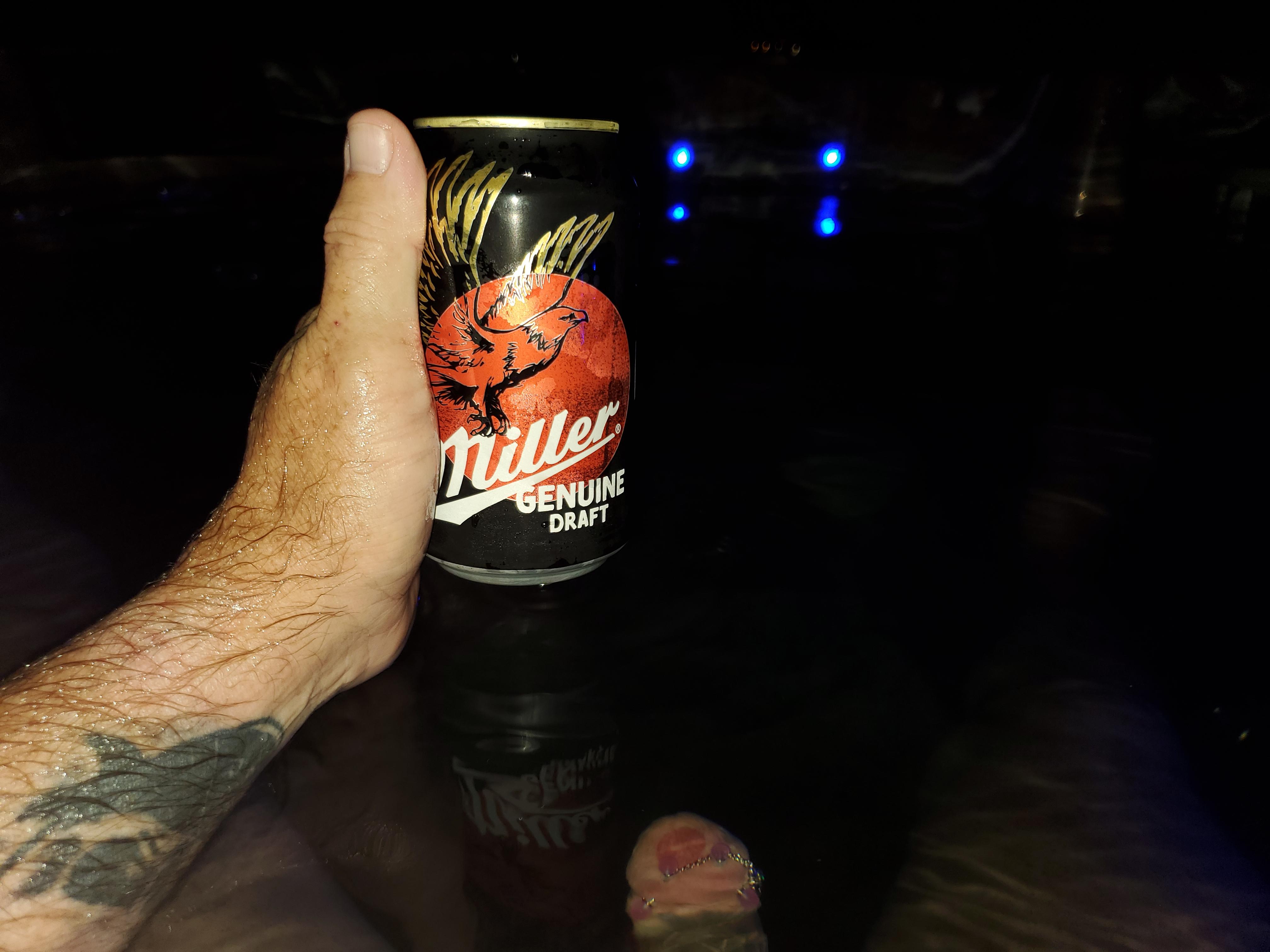 [51] Teasing my cock with a cold brew in a huttub. | Scrolller