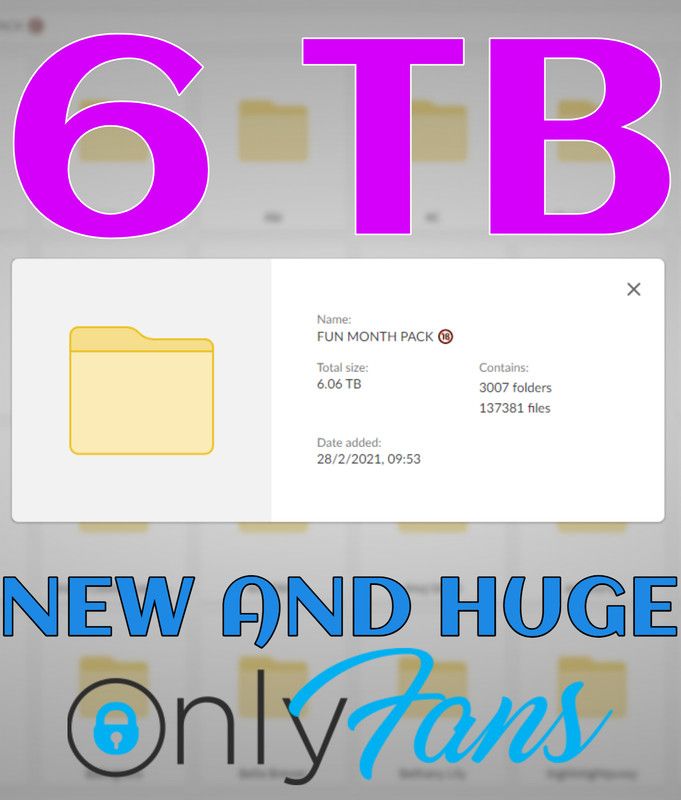 6 TB HUGE AND ALL NEW ONLYFNS COLLECTION! ALL THE CHICKS YOU WANT ARE HERE (LINK IN COMMENTS 👇 👇 ...
