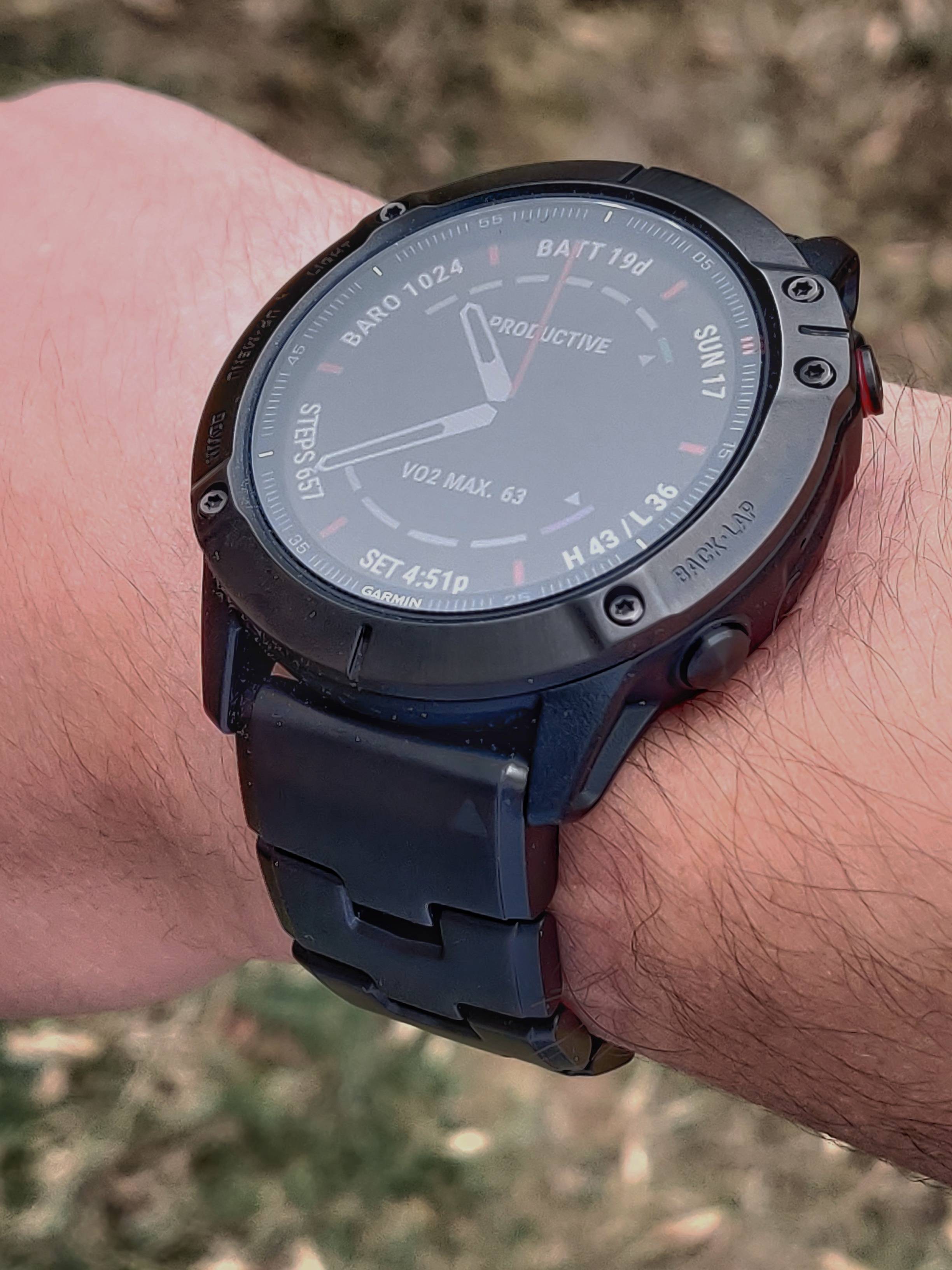 6x Sapphire with Vented DLC Band | Scrolller