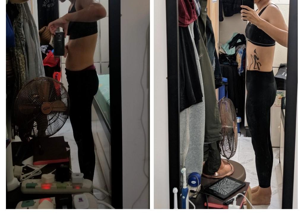 7 months difference. Changes might be small but I am happy with a better self. | Scrolller