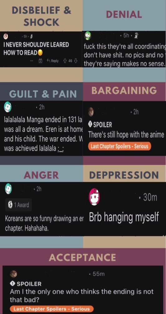 7 stages of grief : 139 leaks edition | Scrolller