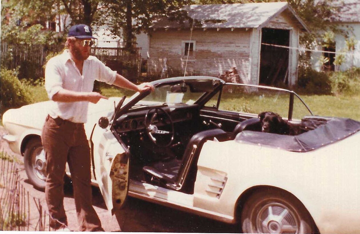 ‘80s me with my ‘66 Mustang convertible | Scrolller