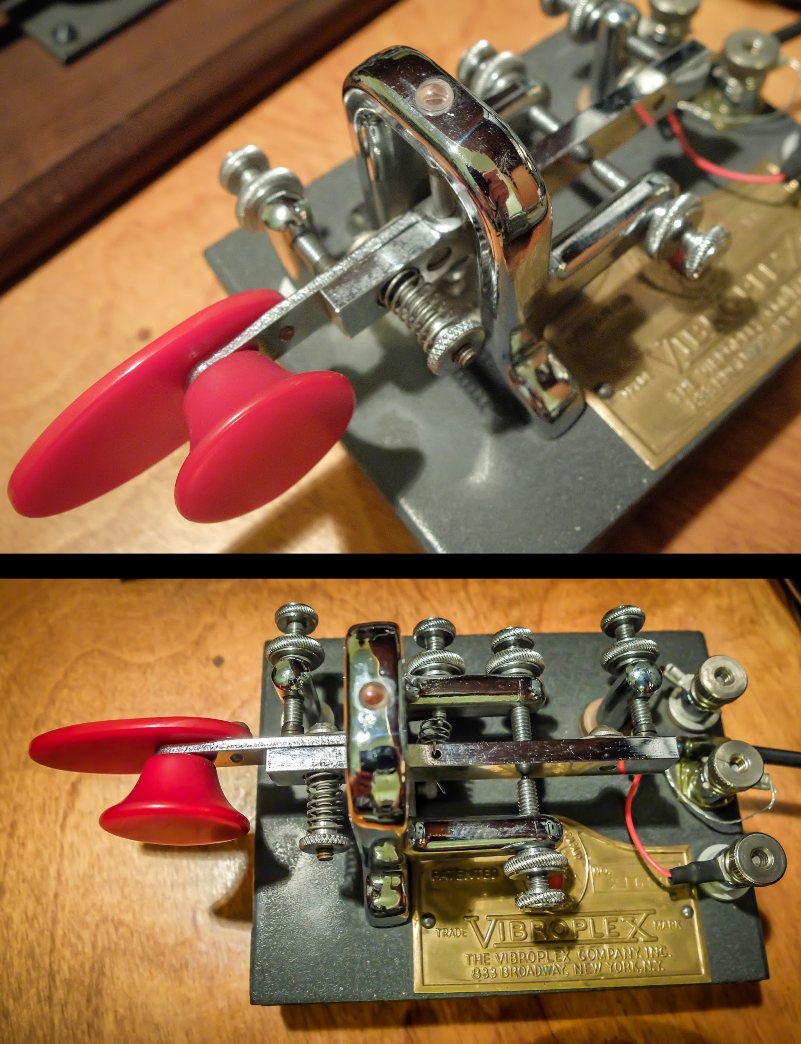 A Beautiful 1960 Vibroplex Vibrokeyer Telegraph Key [1600×1105]+[1600× ...