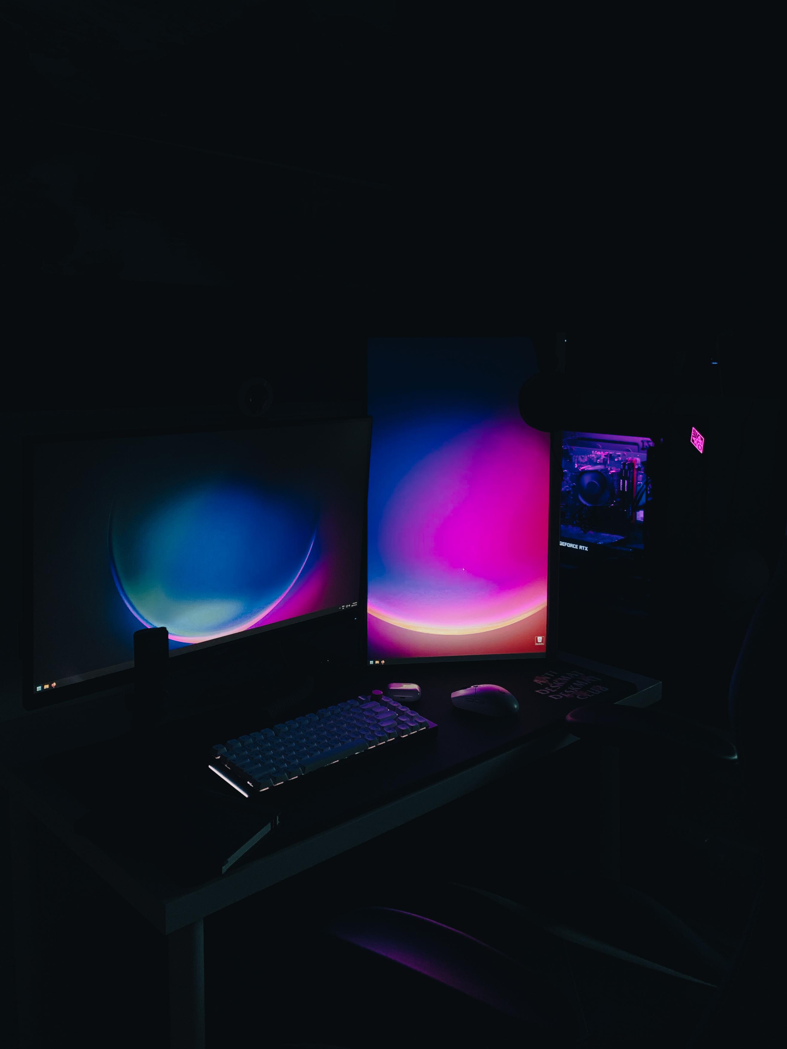 A bit cramped, but cozy WFH setup. | Scrolller