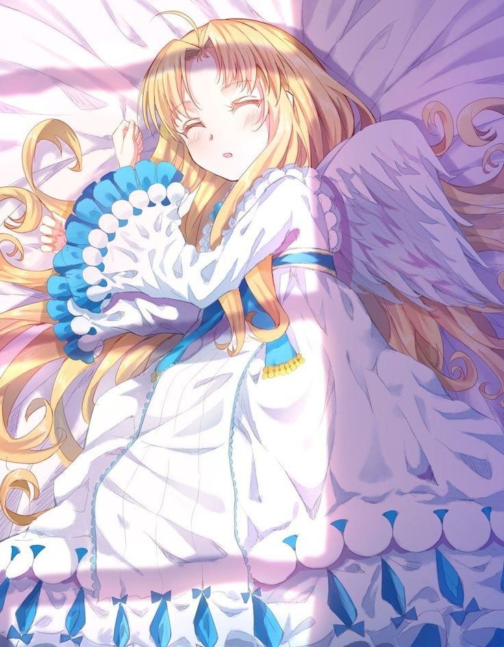 A Cute Sleepy Angel Scrolller