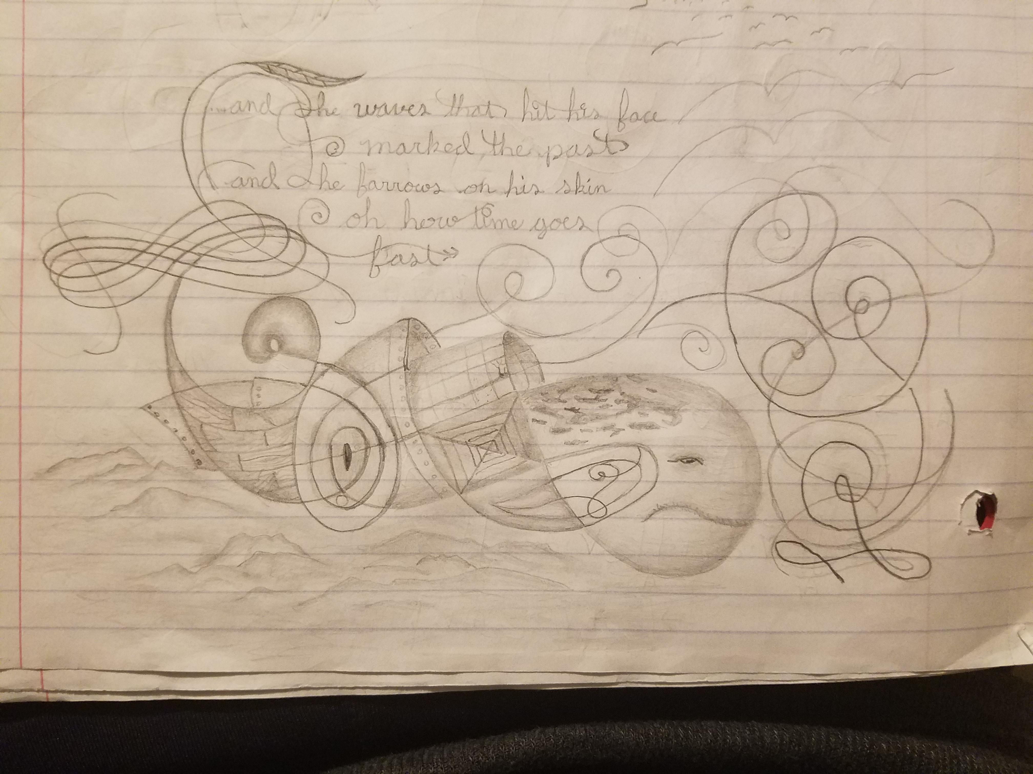 A doodle I made during class | Scrolller