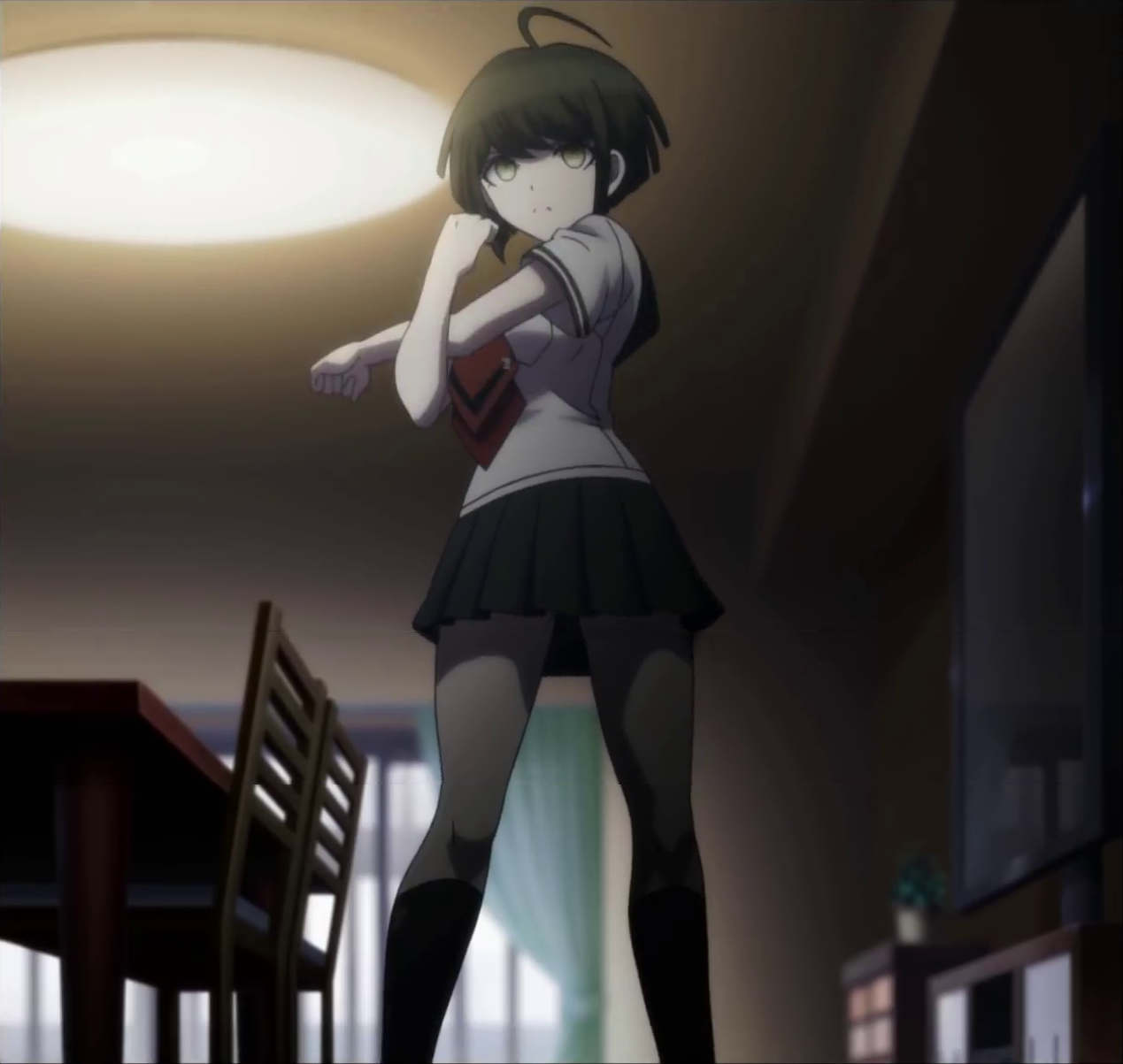A full body image of Komaru. | Scrolller