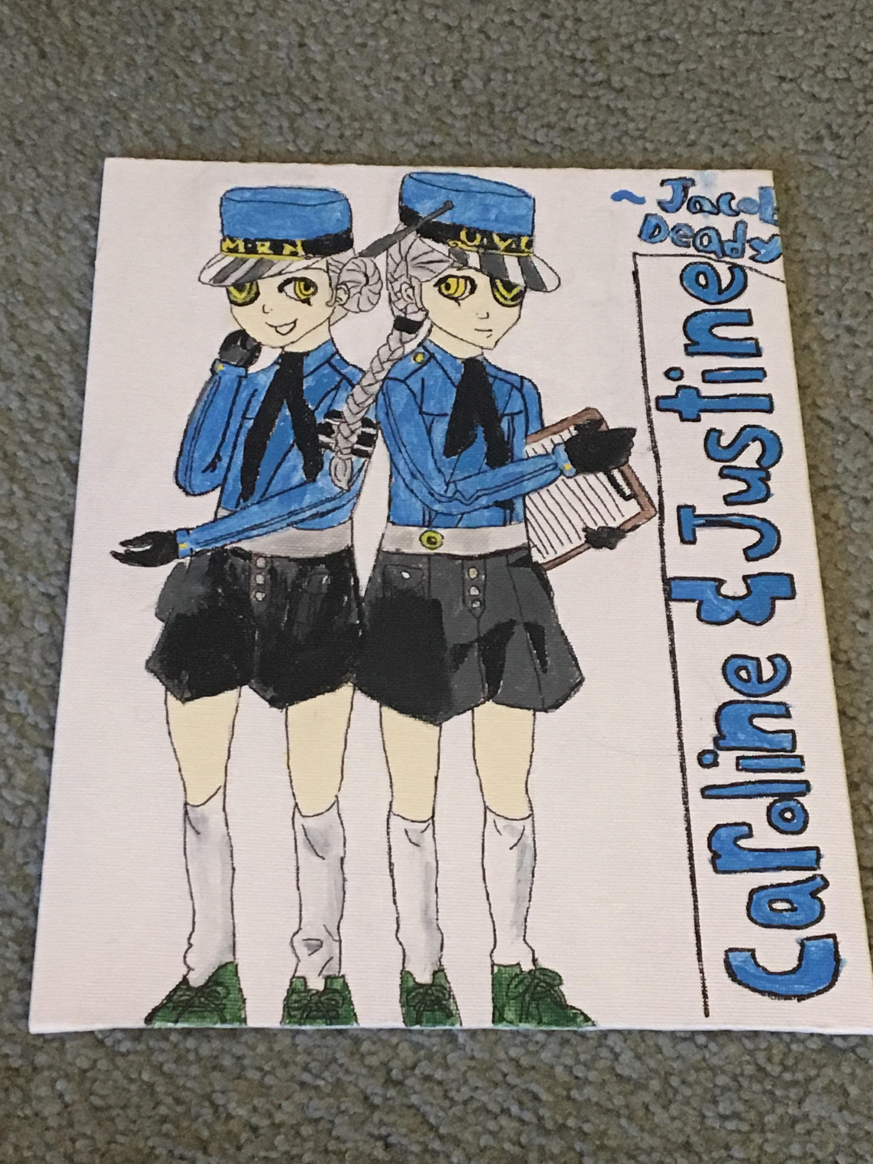 A painting I made of the two loli wardens | Scrolller