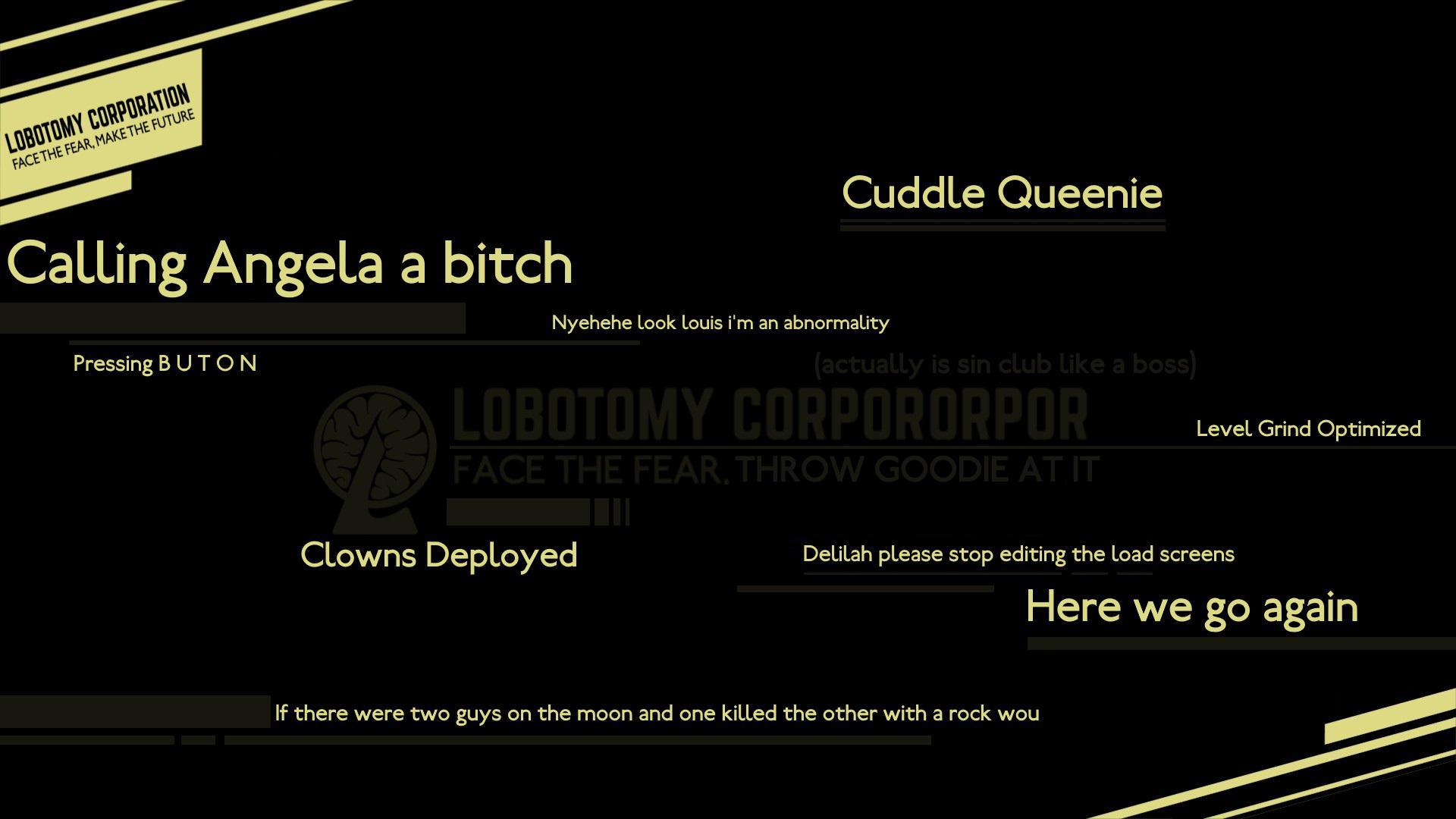 A perfectly ordinary Lobotomy Corporation loading screen | Scrolller