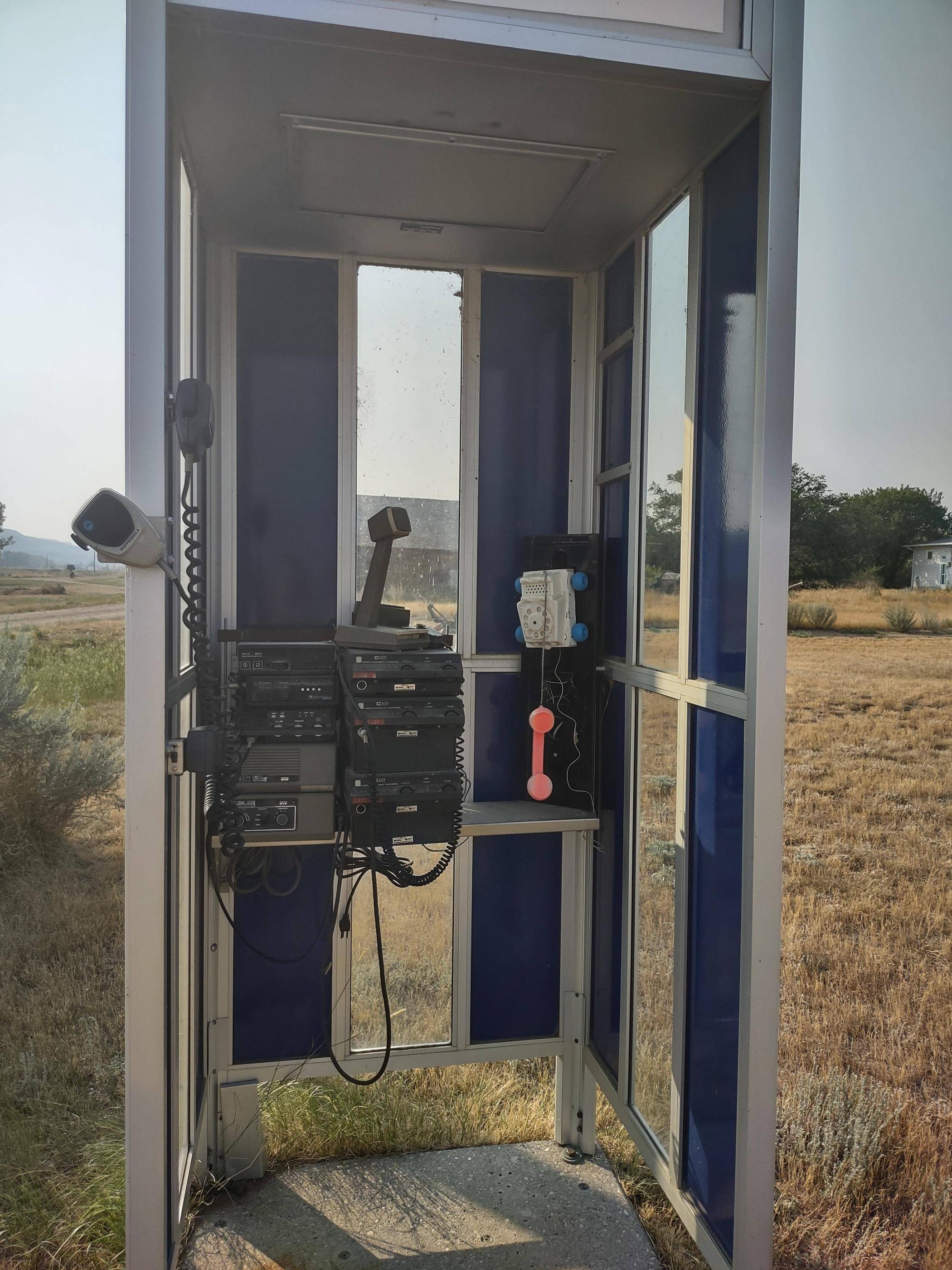 A phone booth in rural Alberta | Scrolller