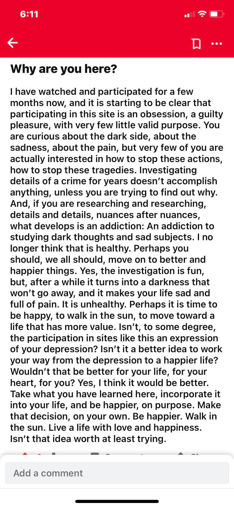 A post worth reading: | Scrolller