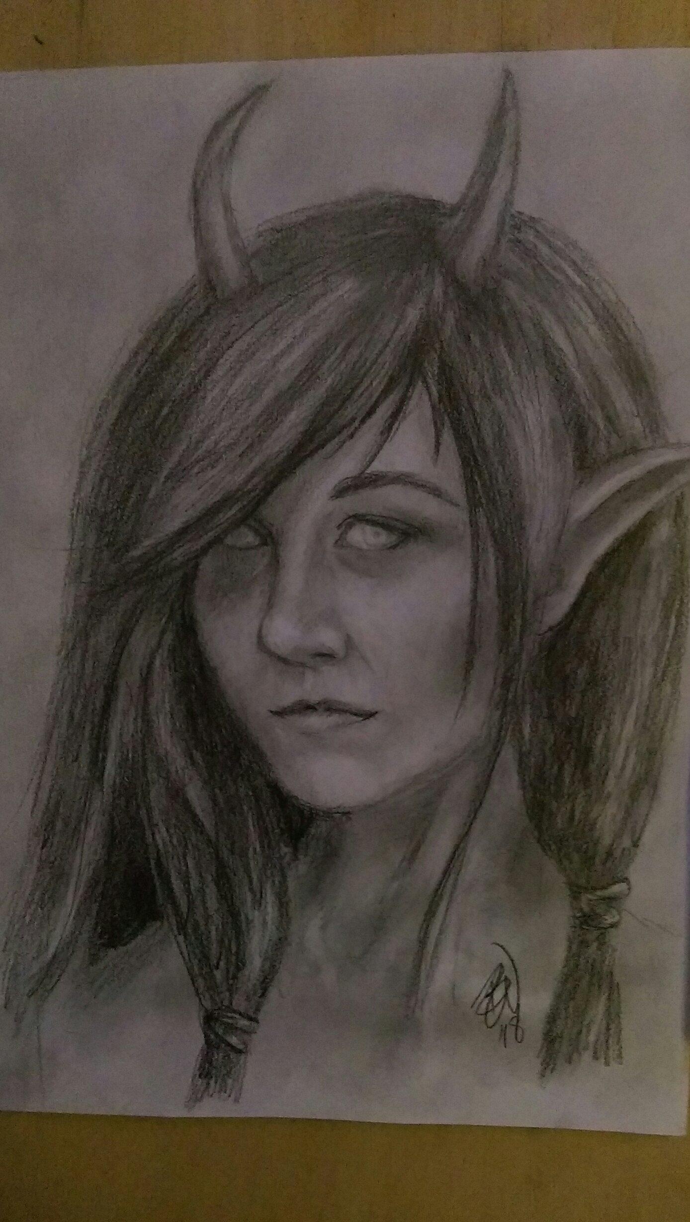 A Quick Strix Sketch | Scrolller