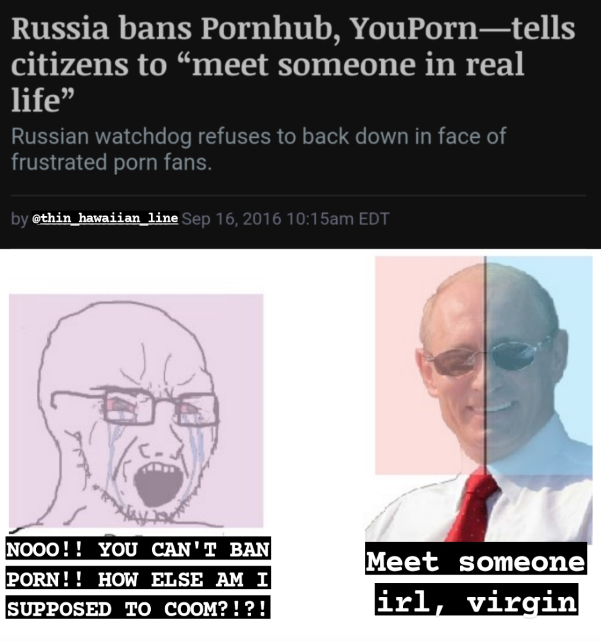 A rare Auth Center win (re-upload bc Putin is Auth Center) | Scrolller