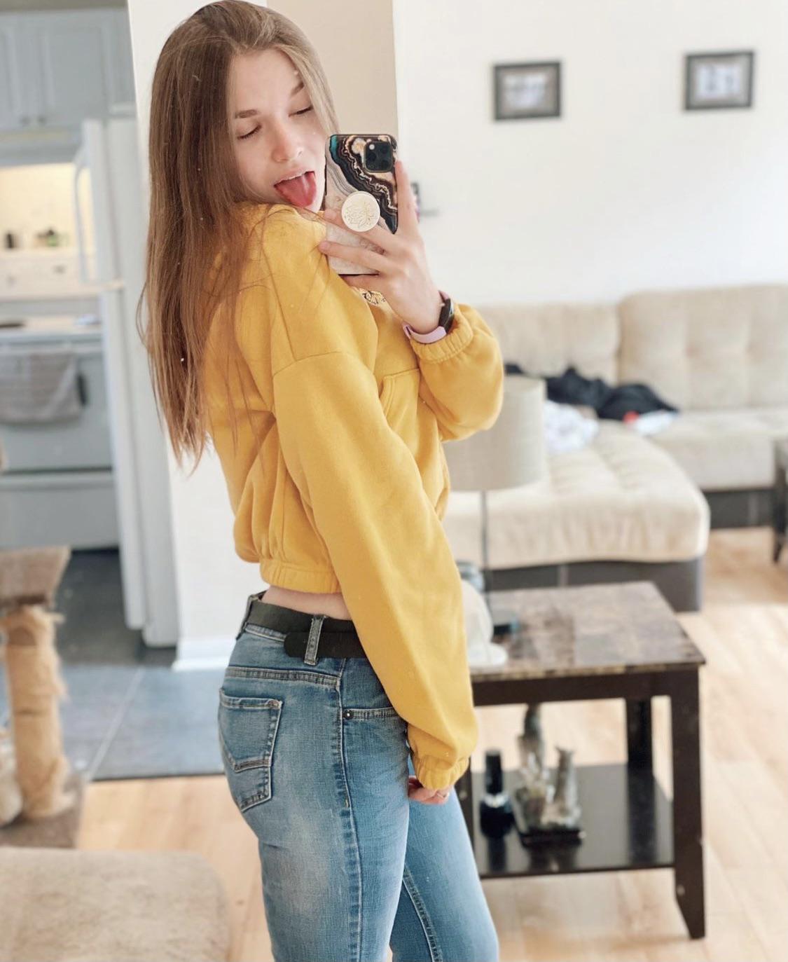 A rare sight: me in jeans | Scrolller