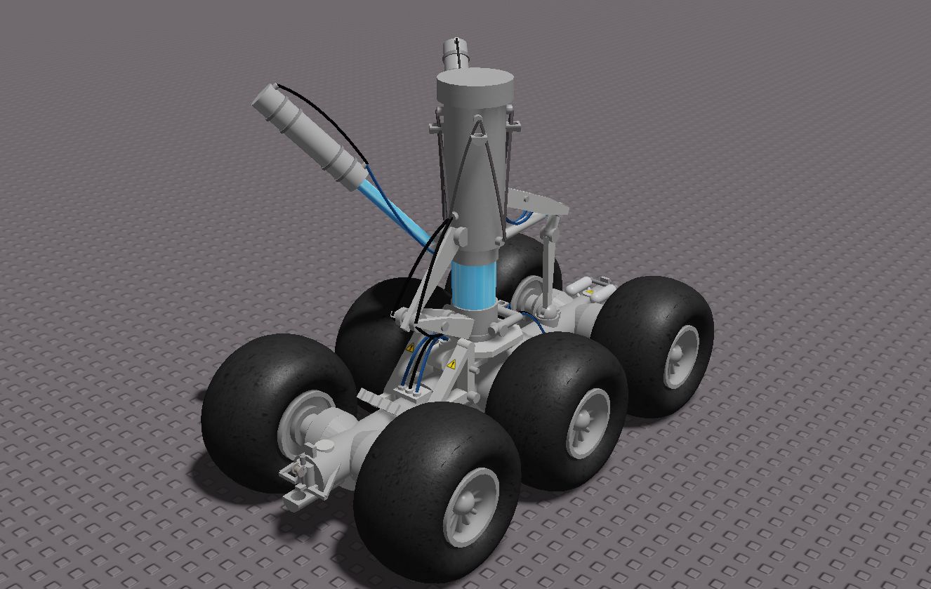 A realistic airplane gear | Scrolller