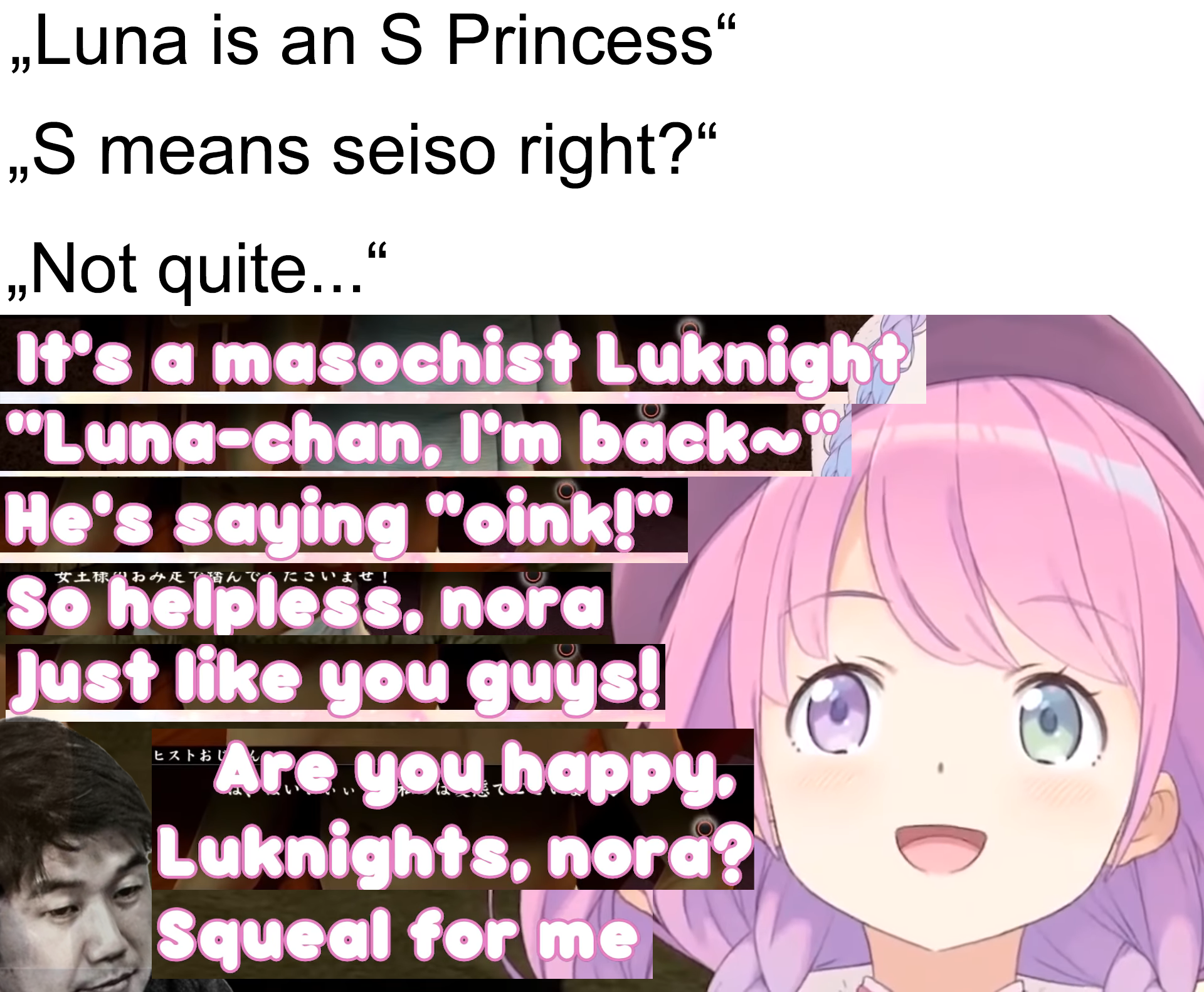 A Seiso Meme for Luna Hime | Scrolller
