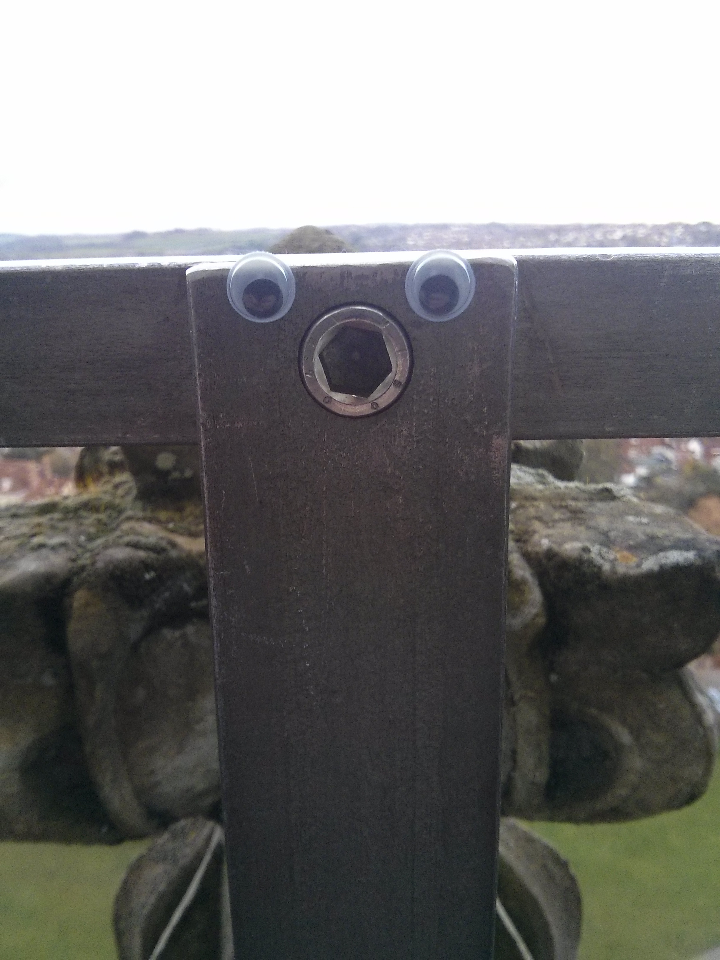 A simple pair at the top of the Salisbury Cathedral's spire. | Scrolller