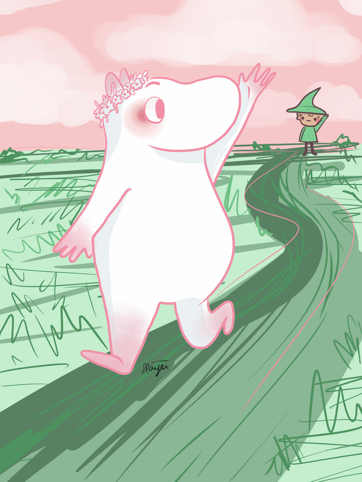 A warm wave goodbye | Scrolller