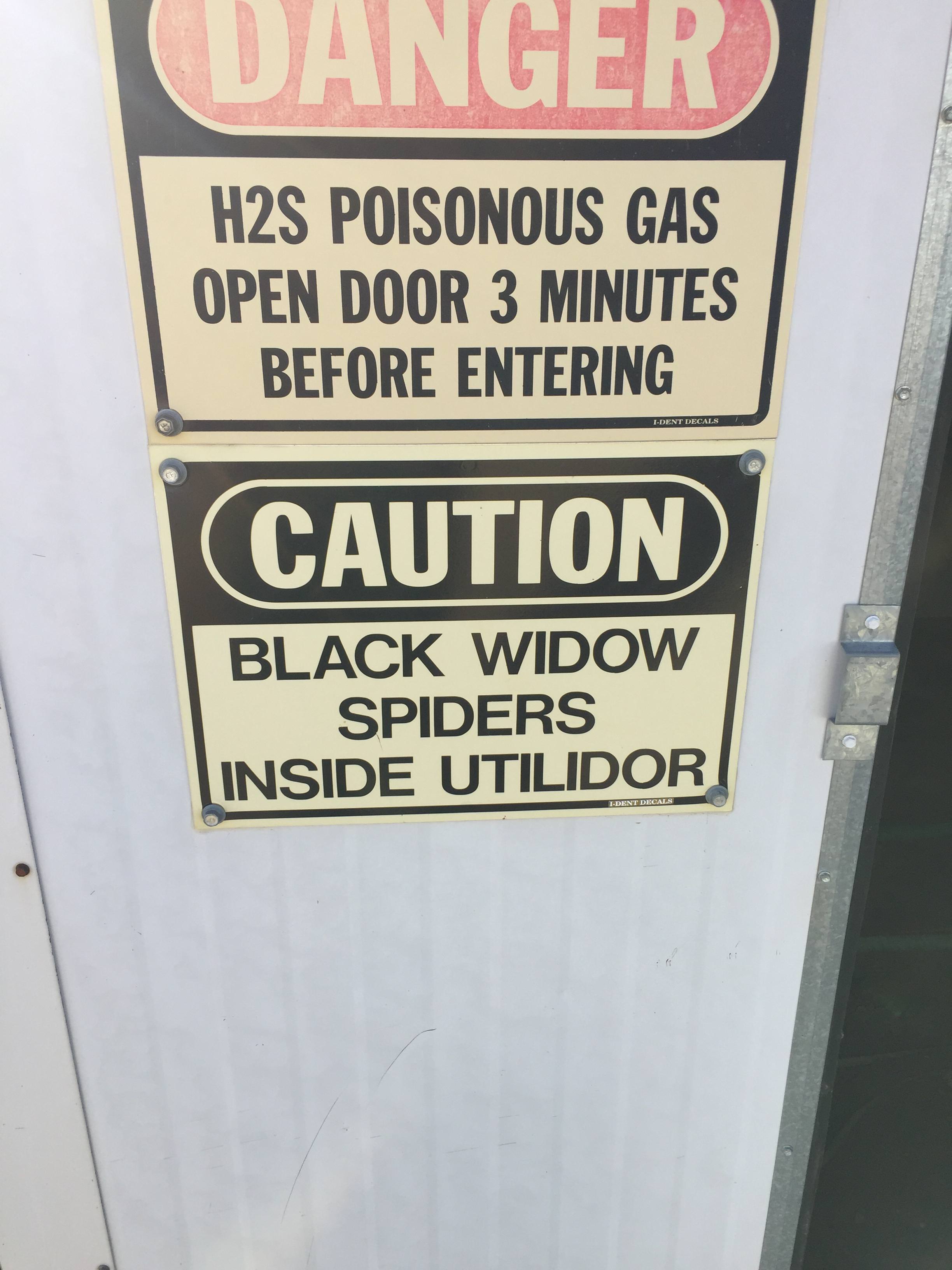 A warning sign I saw while working. | Scrolller