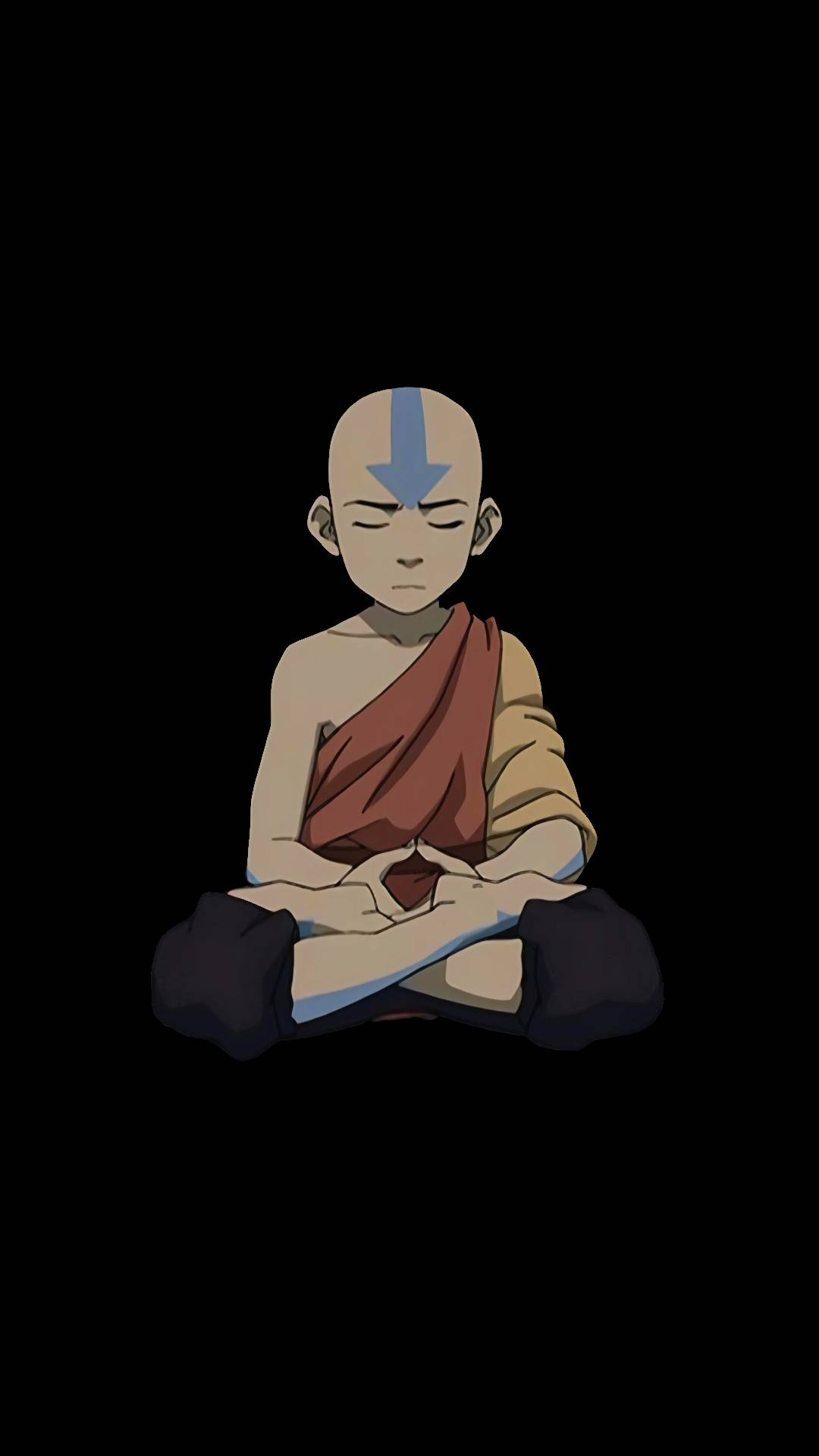 Aang meditating amoled wallpaper | Scrolller