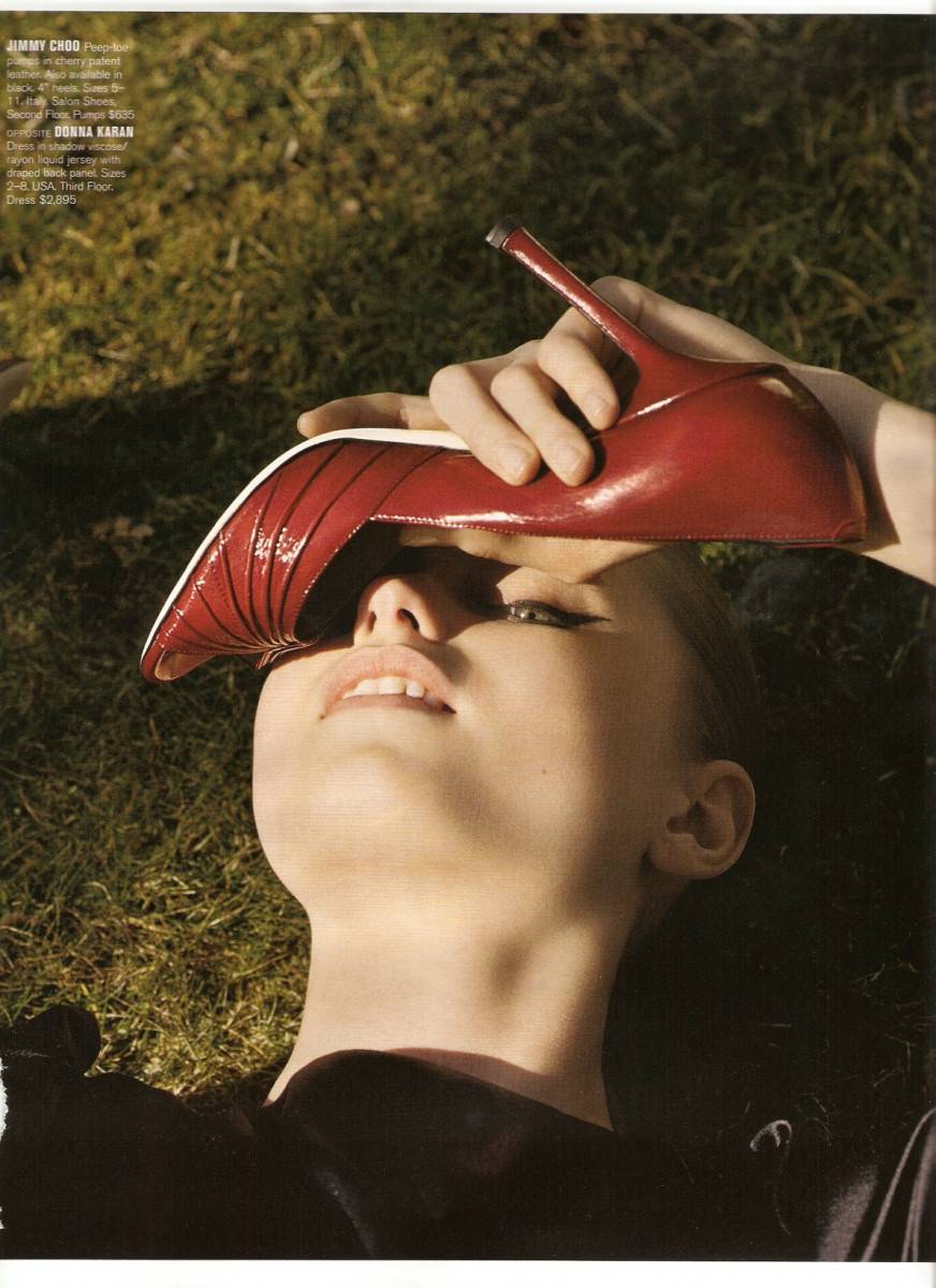 Abbey Lee Kershaw for Bergdorf Goodman Magazine, Fall 2008 | Scrolller