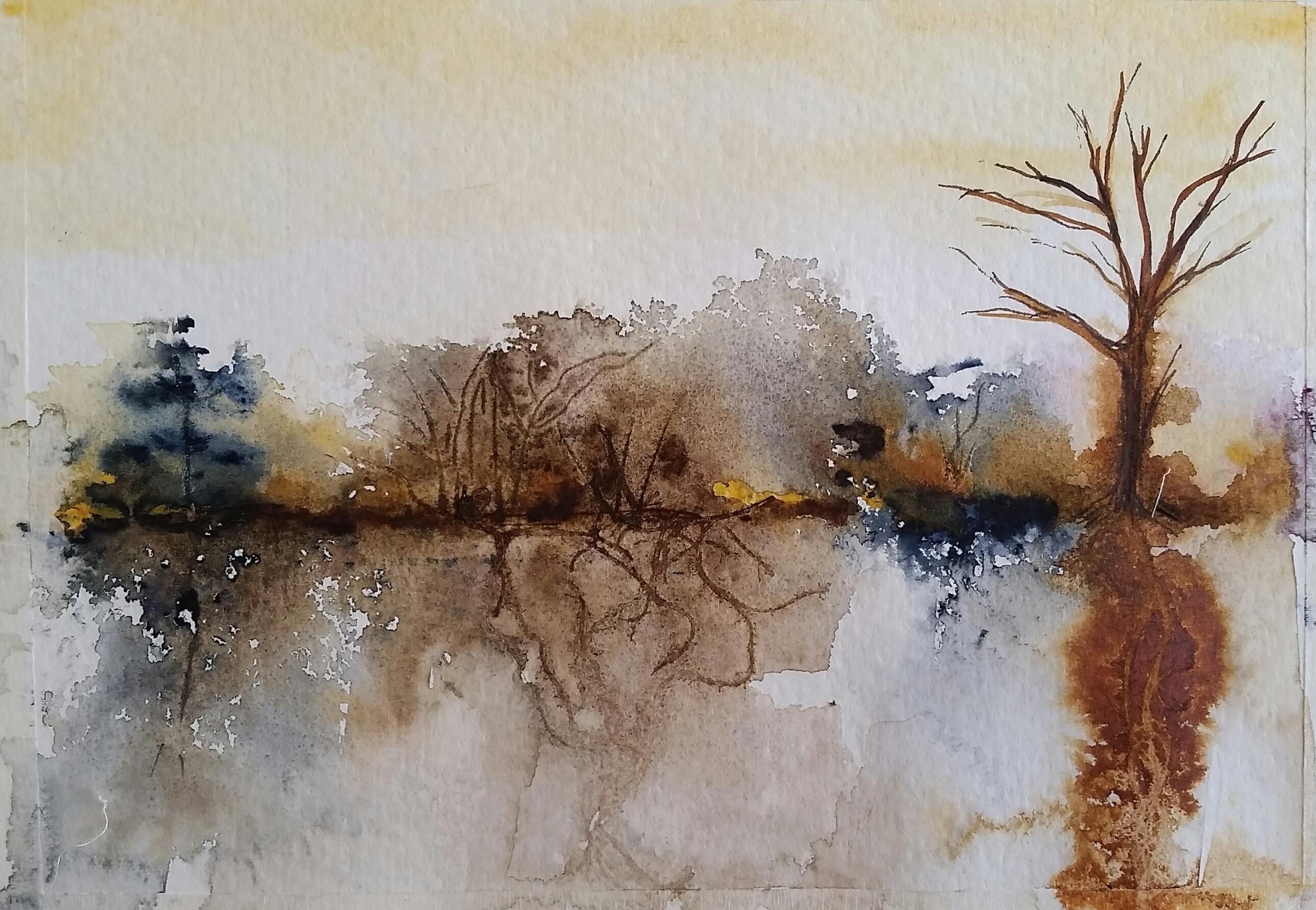 Abstract Landscape, Me, Watercolor, 2021 | Scrolller