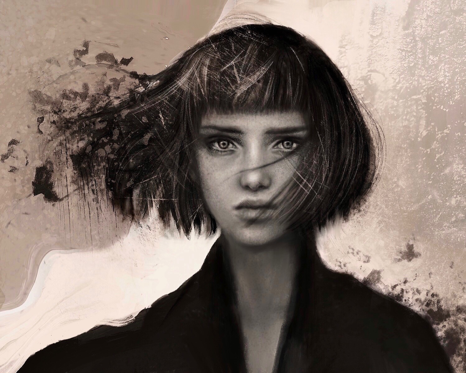 Acceptance Me Charcoal And Digital 2021 Scrolller