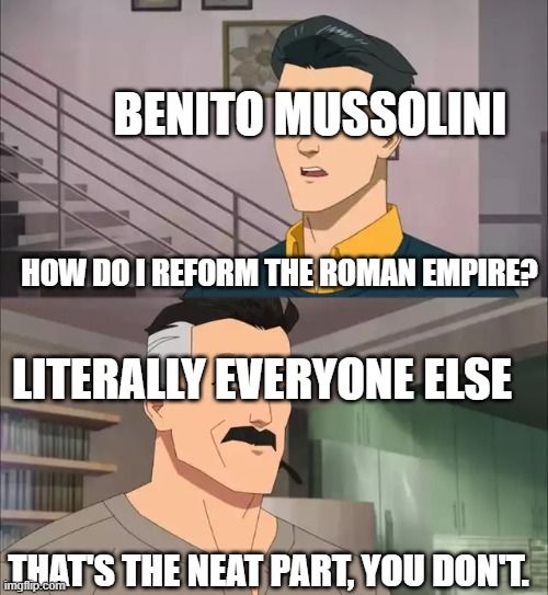 Achieve Roman ambitions? | Scrolller