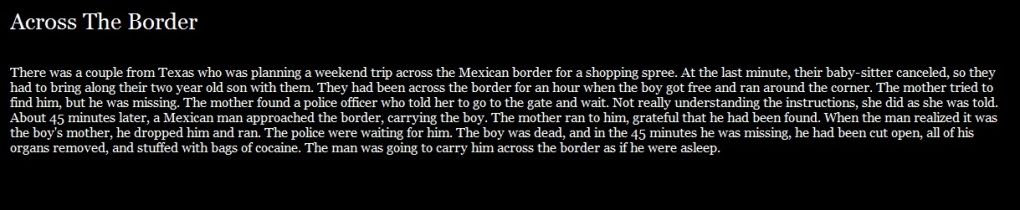 Across the border | Scrolller