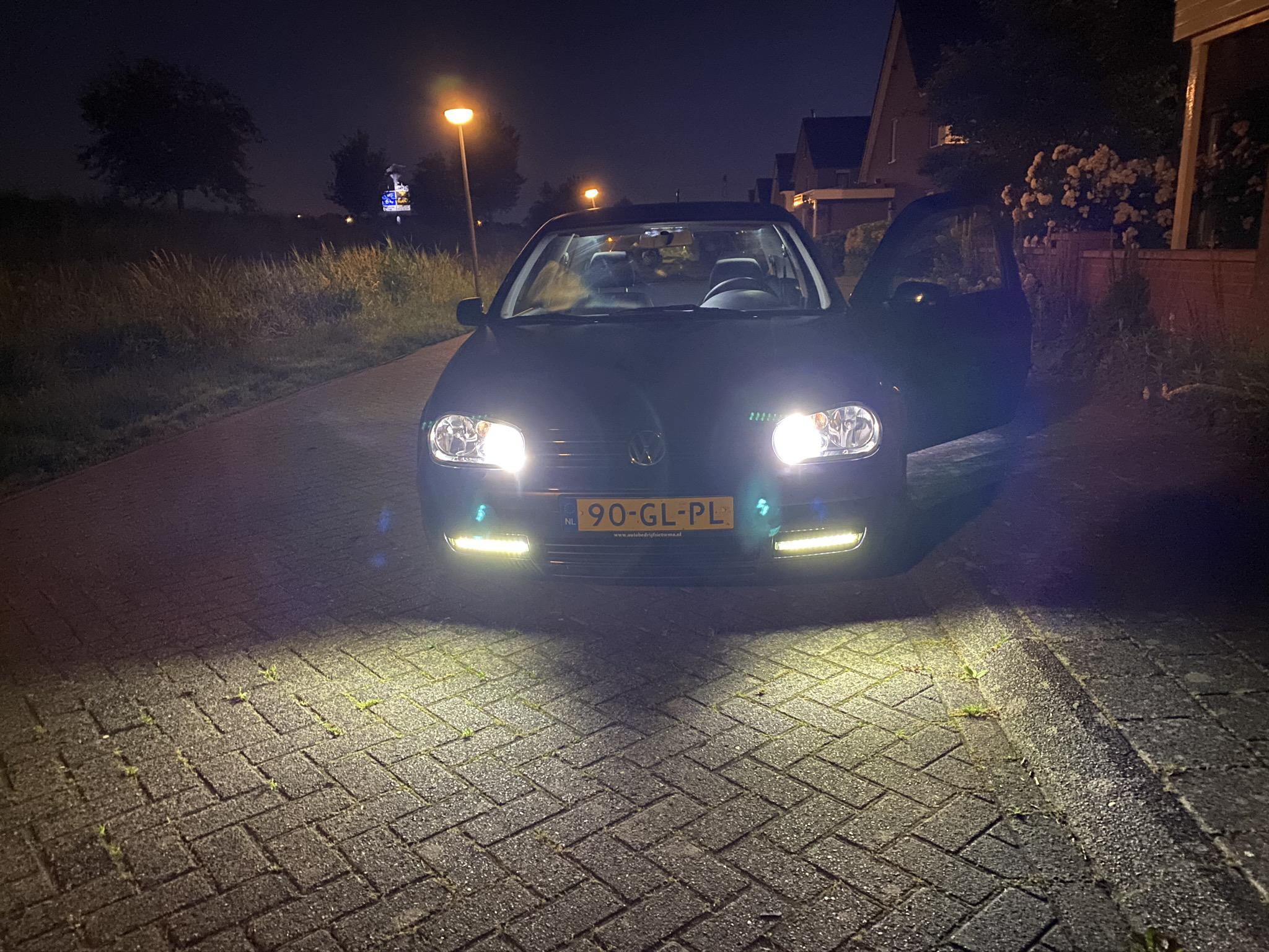 Added some new LED DRL's in my Mk4's bumper! | Scrolller