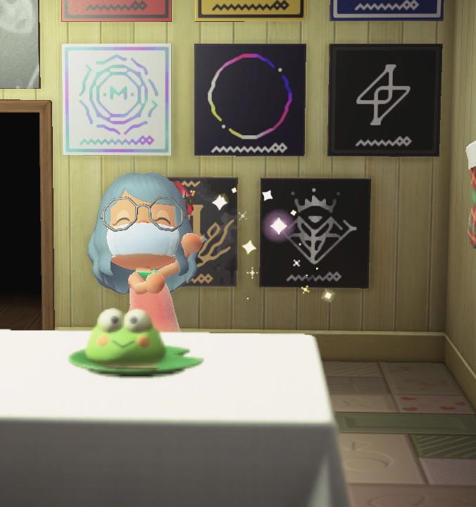 added the newest album cover to my acnh house! | Scrolller