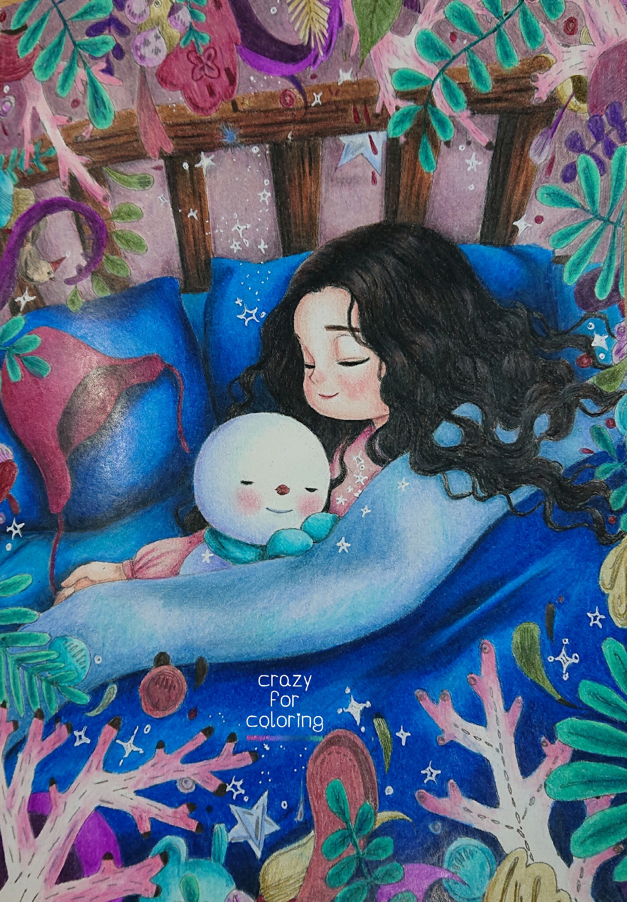 Aeppol Forest Girl Coloring Book Scrolller