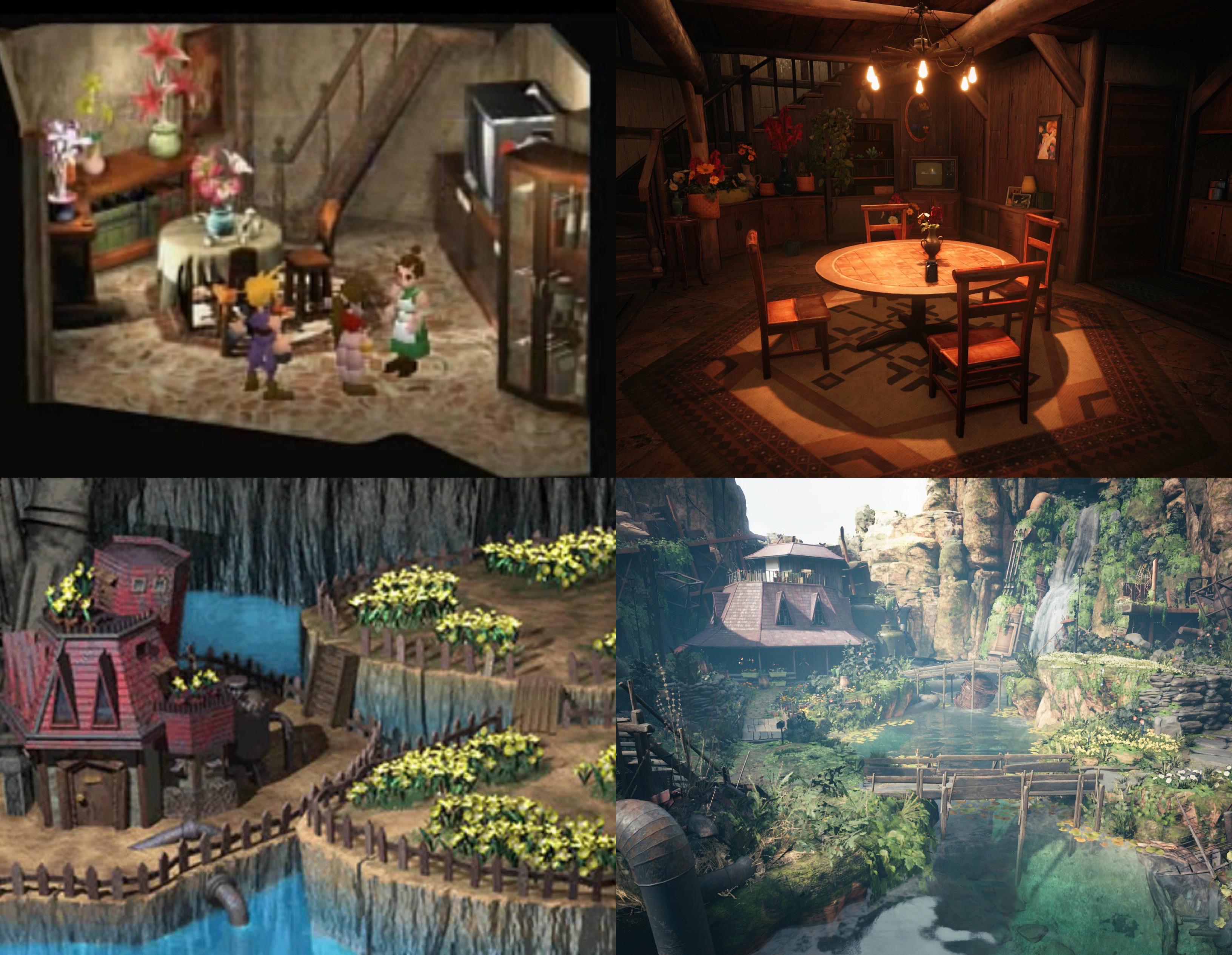 Aerith’s house - original vs remake! | Scrolller