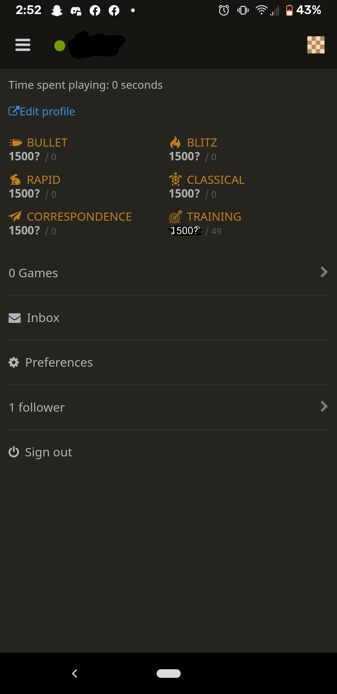 After 0 Hours I got to 1500! Please boost my ego! 😝 | Scrolller