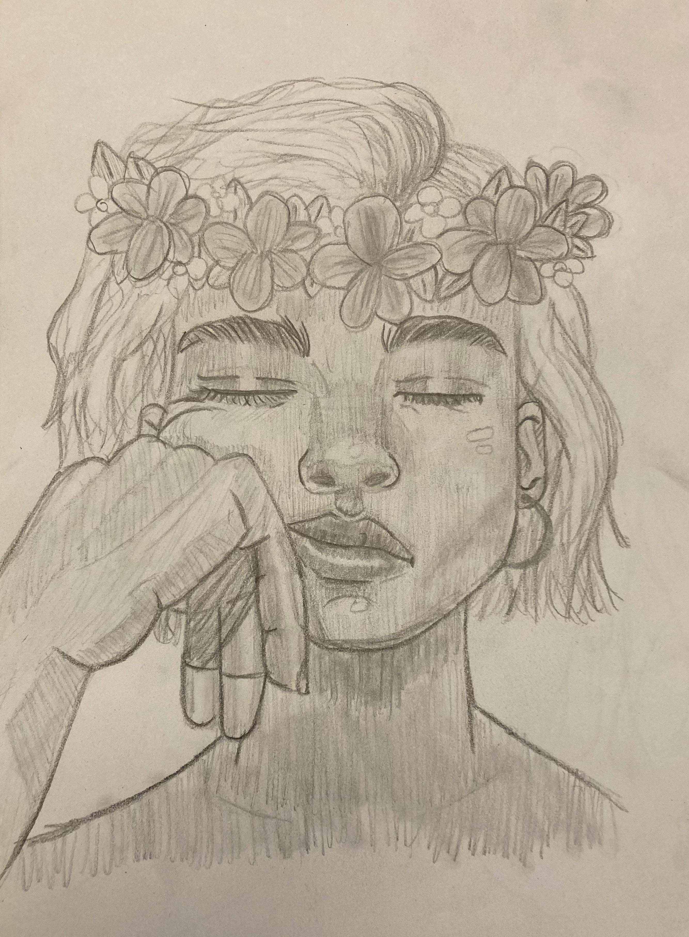 After three hours of drawing, my first portrait in a while is finally done! Hope you like it ...